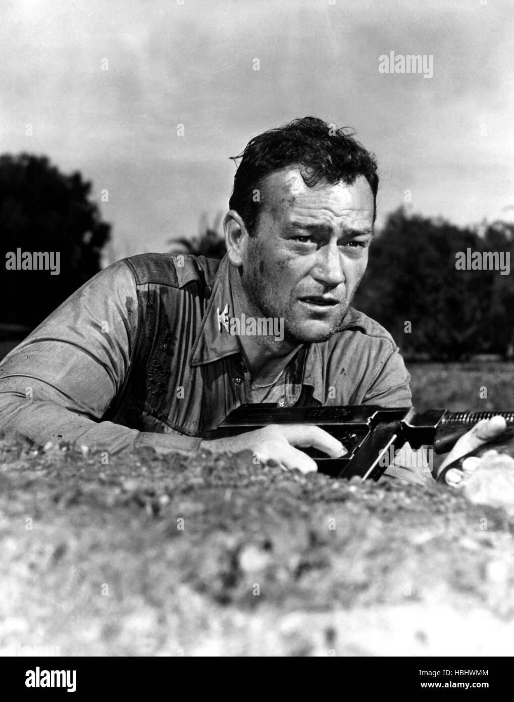BACK TO BATAAN, John Wayne, 1945 Stock Photo - Alamy