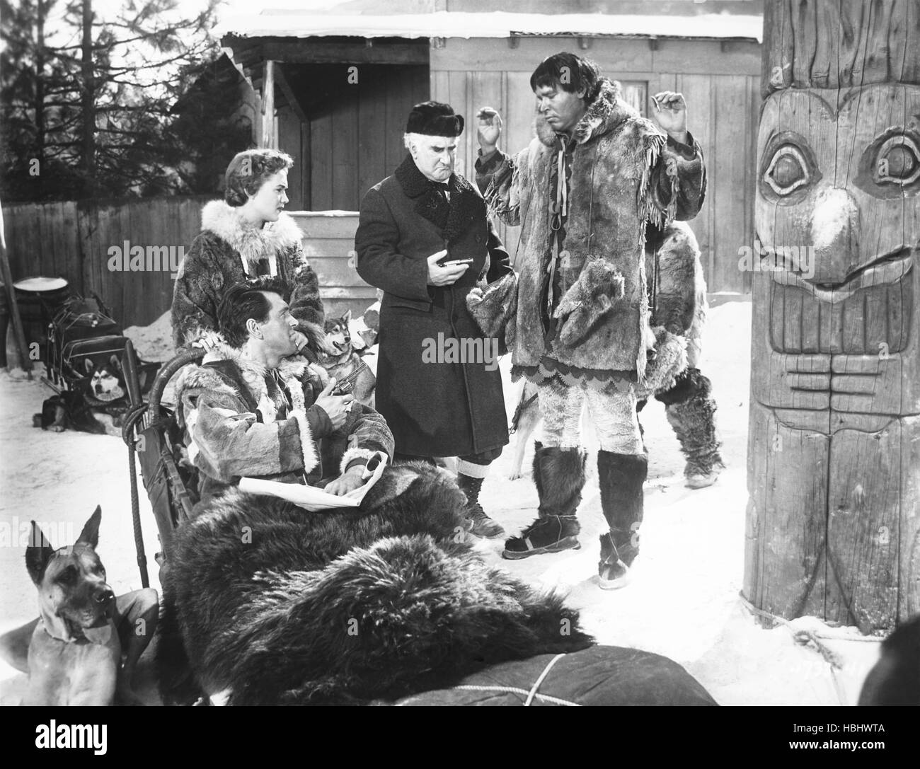 BACK TO GOD'S COUNTRY, from left: Rock Hudson, Marcia Henderson, Tudor ...