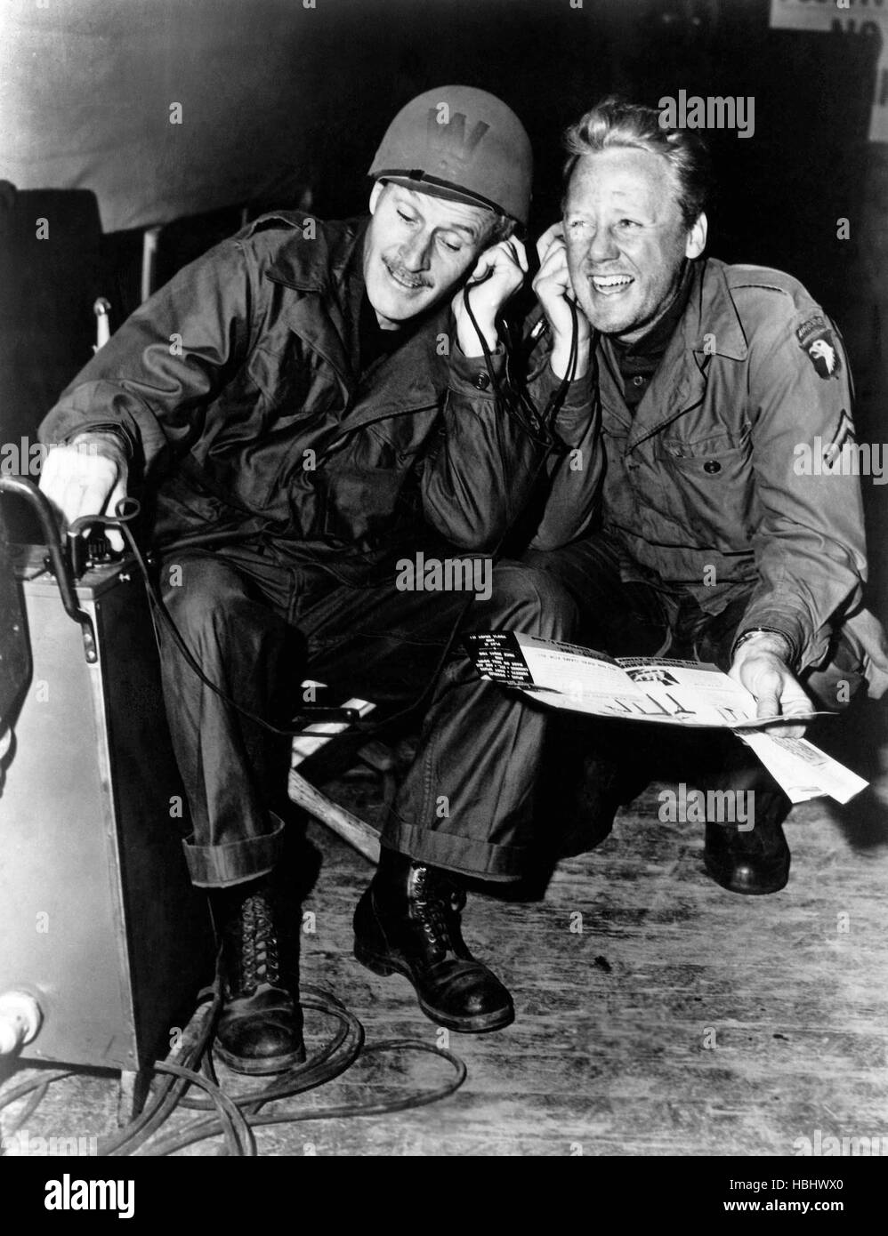 BATTLEGROUND, director William Wellman, Van Johnson, 1949 Stock Photo ...