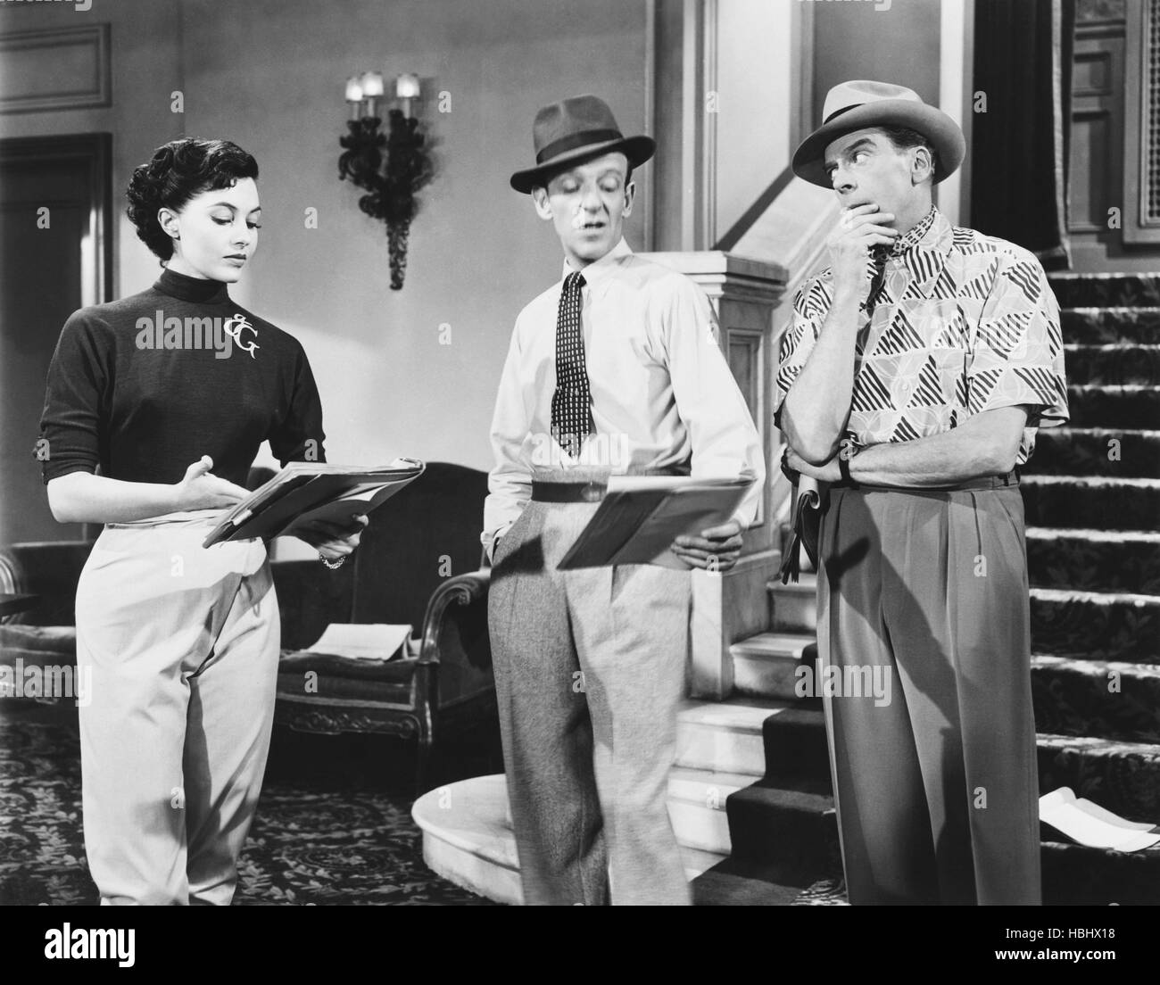 THE BAND WAGON, from left: Cyd Charisse, Fred Astaire, Jack Buchanan, 1953 Stock Photo - Alamy
