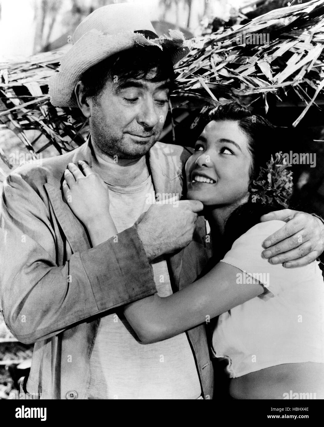 THE BEACHCOMBER, Robert Newton, Lizabeth Rollins, 1954 Stock Photo - Alamy