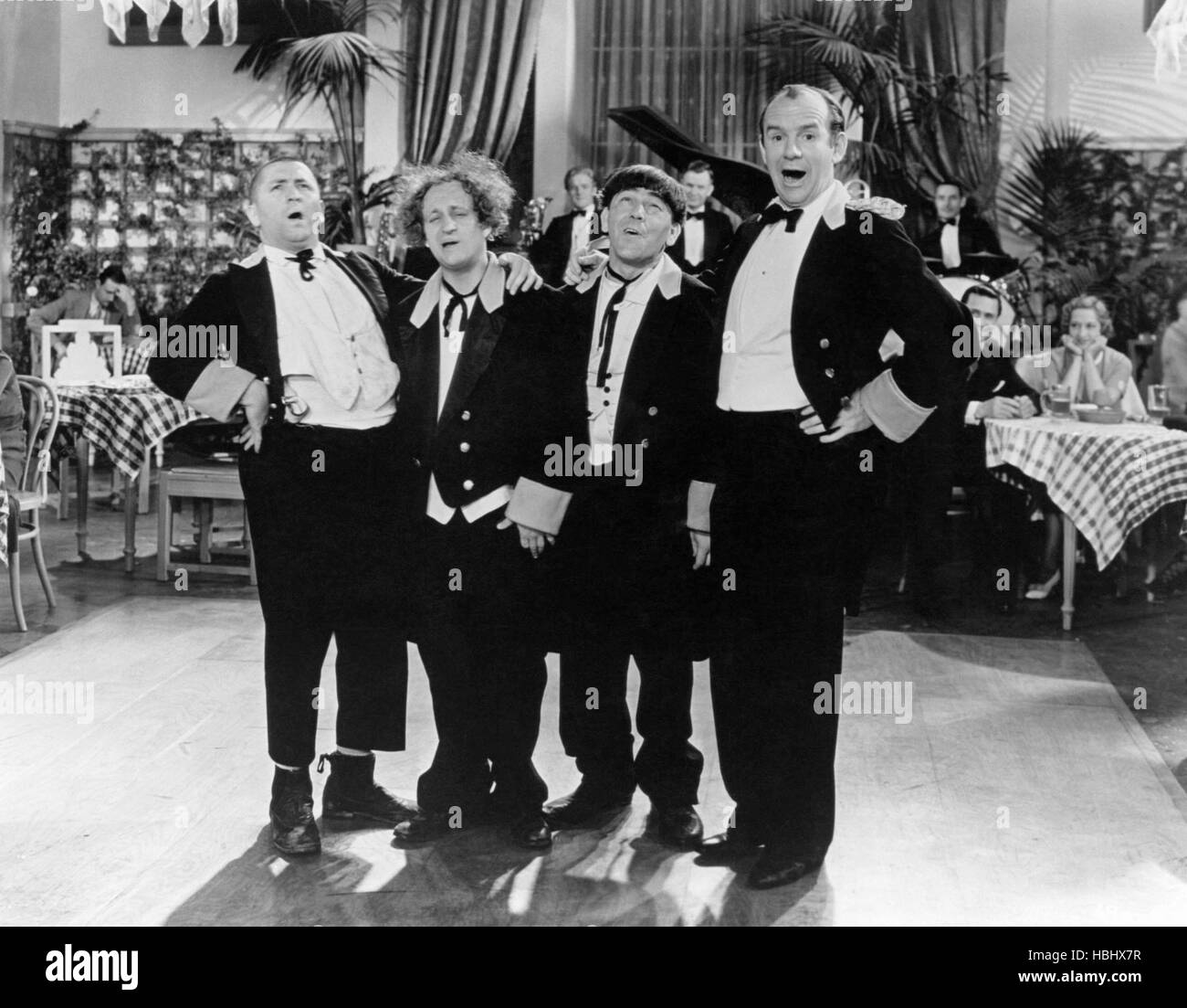 BEER AND PRETZELS, Curly Howard, Larry Fine, Moe Howard, Ted Healy ...