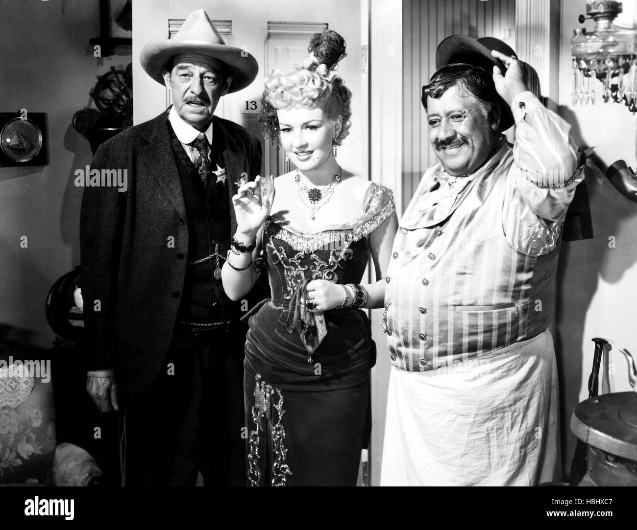 THE BEAUTIFUL BLONDE FROM BASHFUL BEND, from left, Alan Bridge, Betty ...