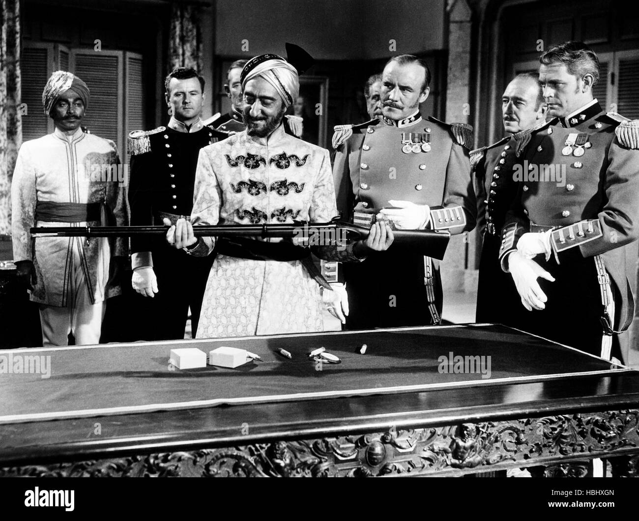 BENGAL BRIGADE, front from left: Arnold Moss, Torin Thatcher, Dan O ...