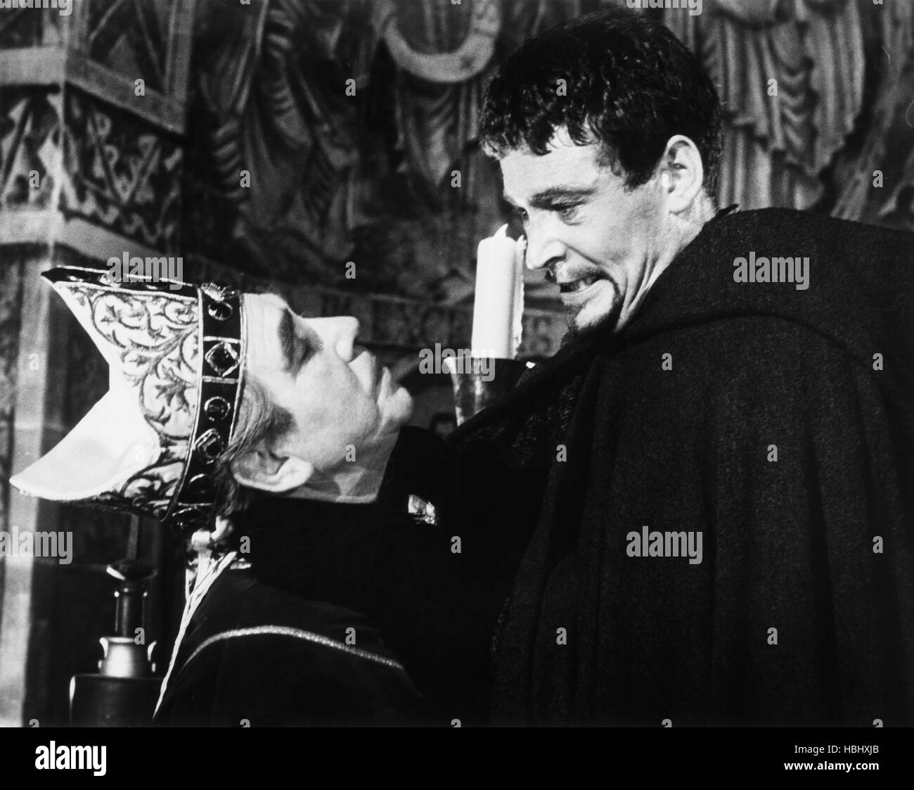 BECKET, from left: Donald Wolfit, Peter O'Toole as King Henry II, 1964 ...
