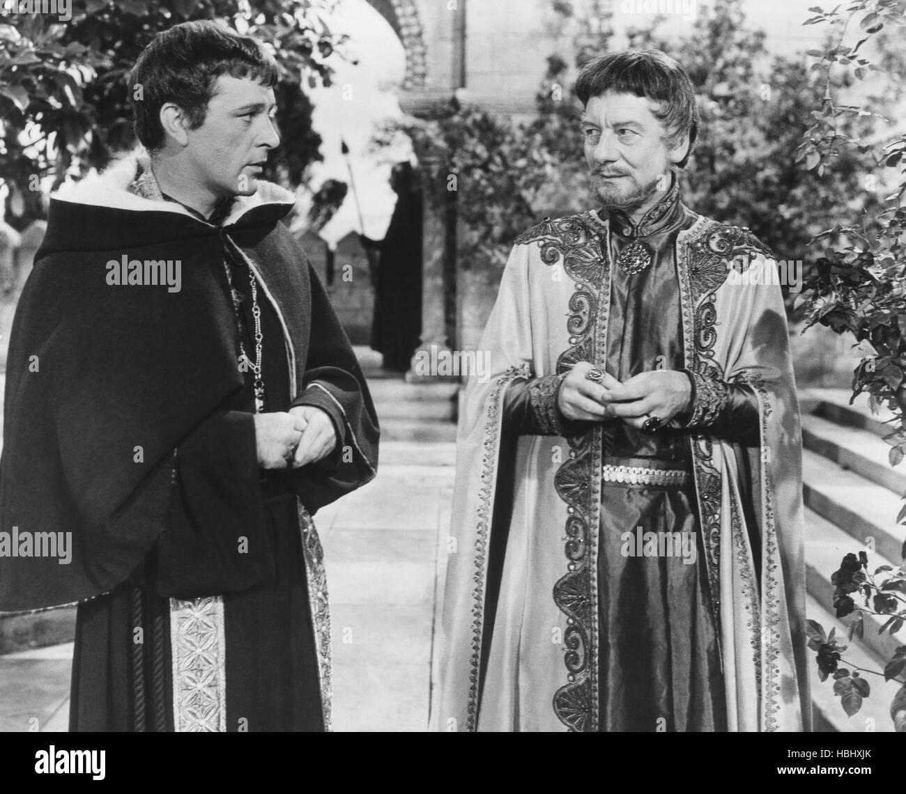 BECKET, from left: Richard Burton, John Gielgud, 1964 Stock Photo - Alamy