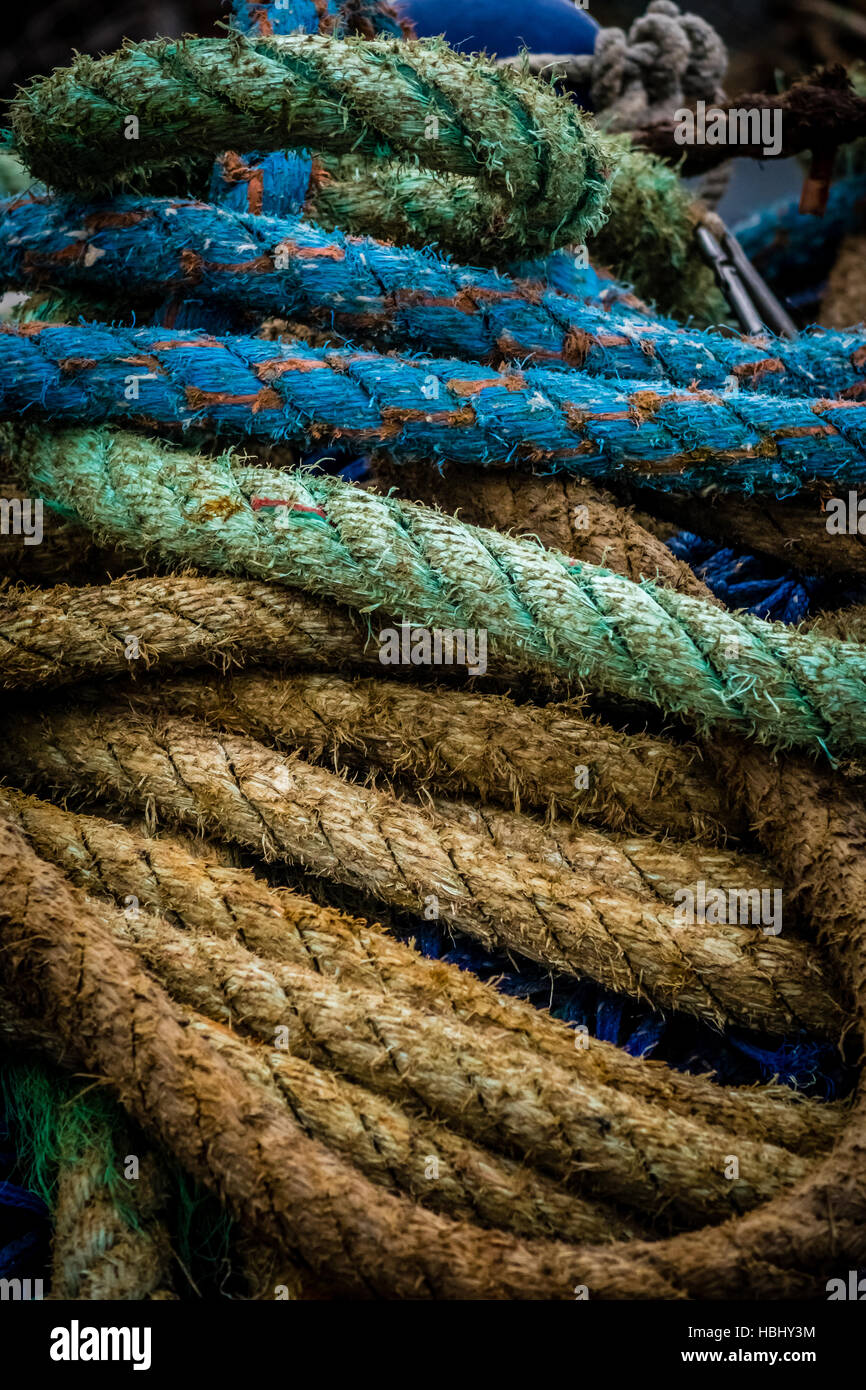 Sea worn ropes hi-res stock photography and images - Alamy