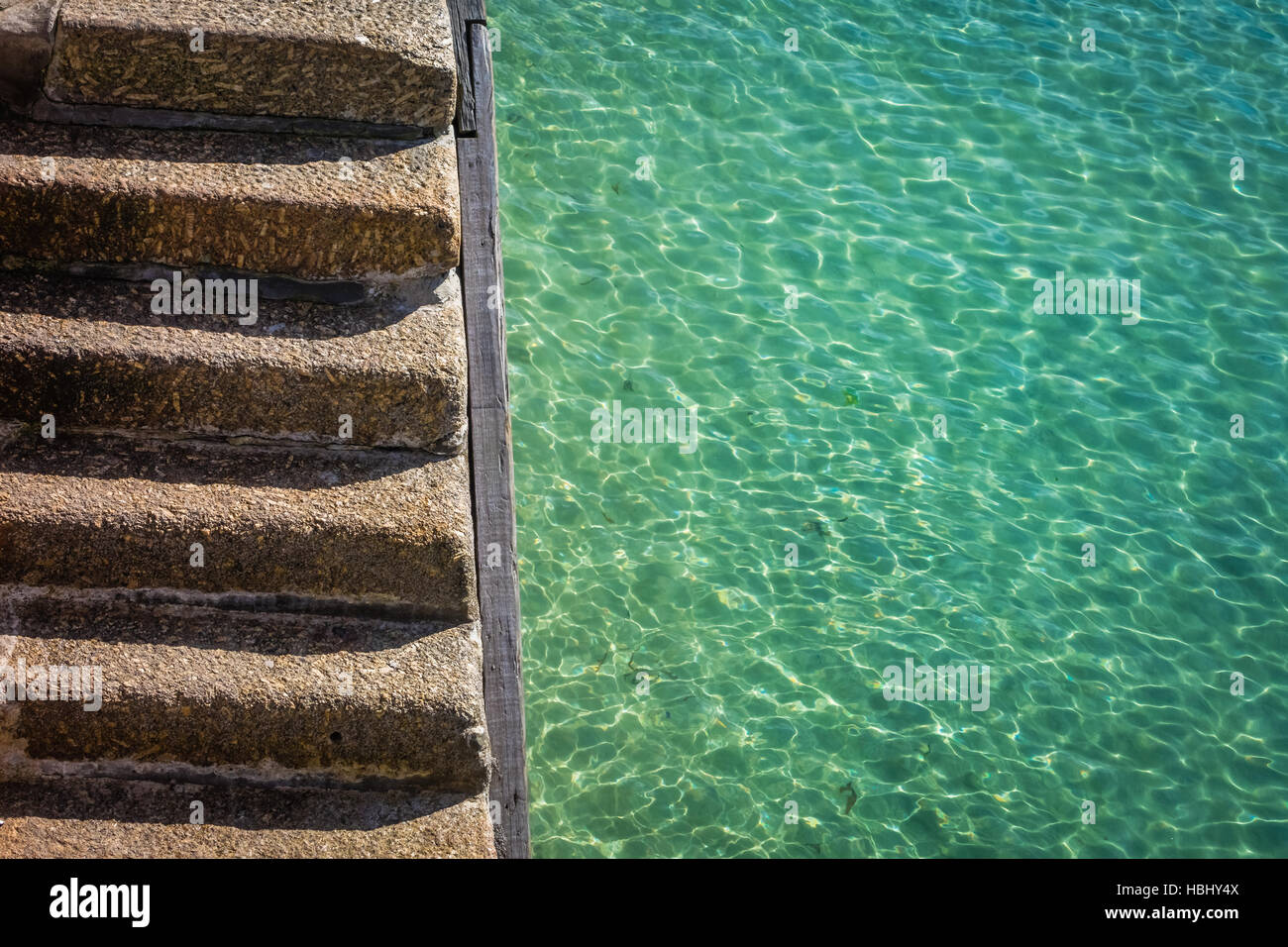 Stairs and the sea Stock Photo - Alamy