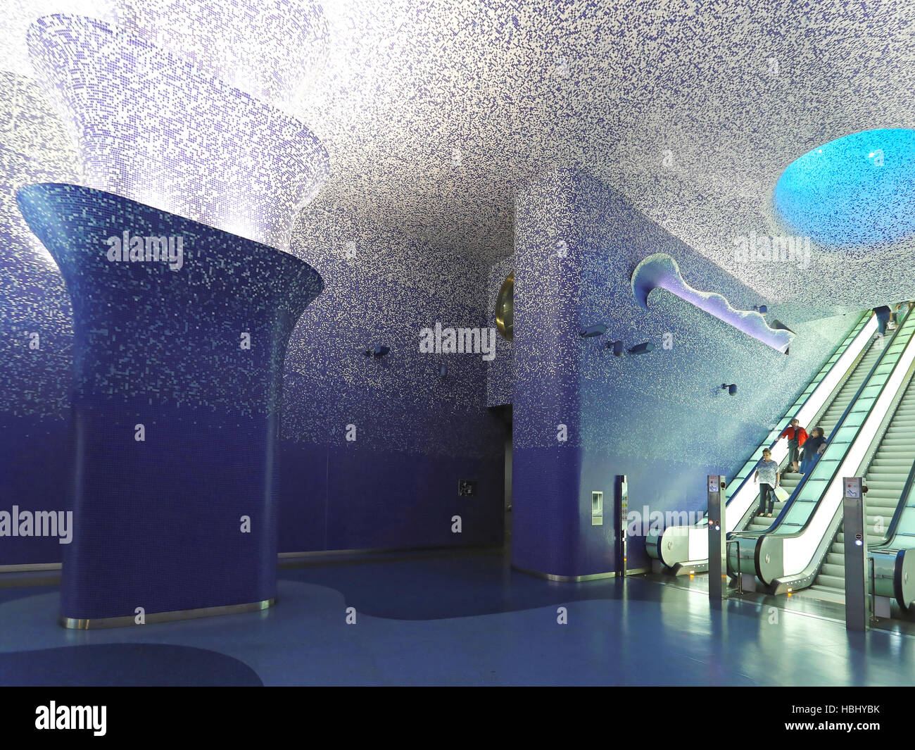 Toledo Escalators Naples Stock Photo - Alamy