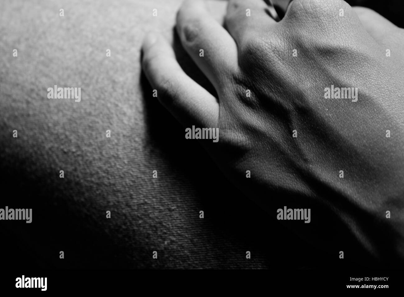 Hands left Black and White Stock Photos & Images - Alamy