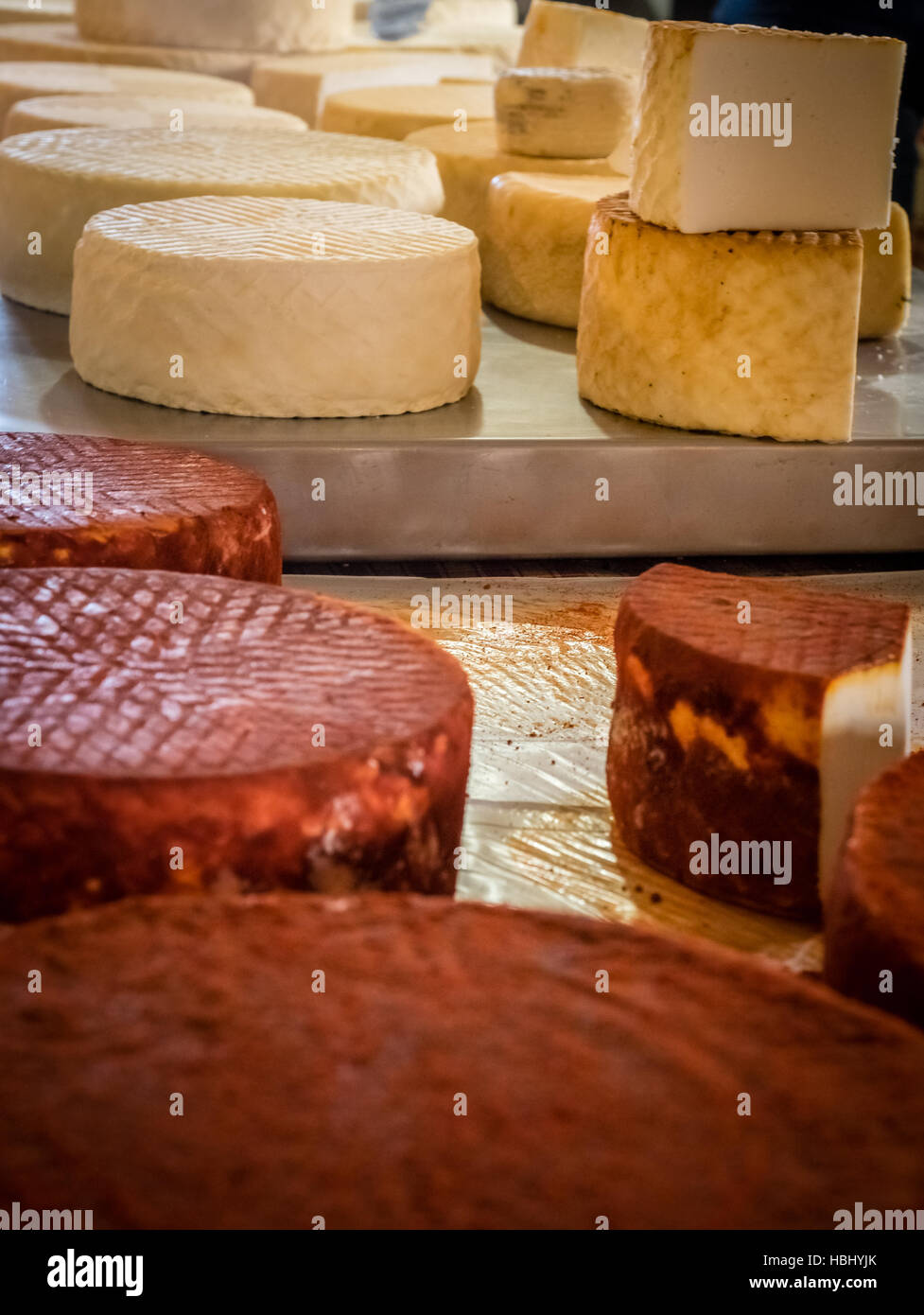 Large chunks of goat cheese Stock Photo - Alamy