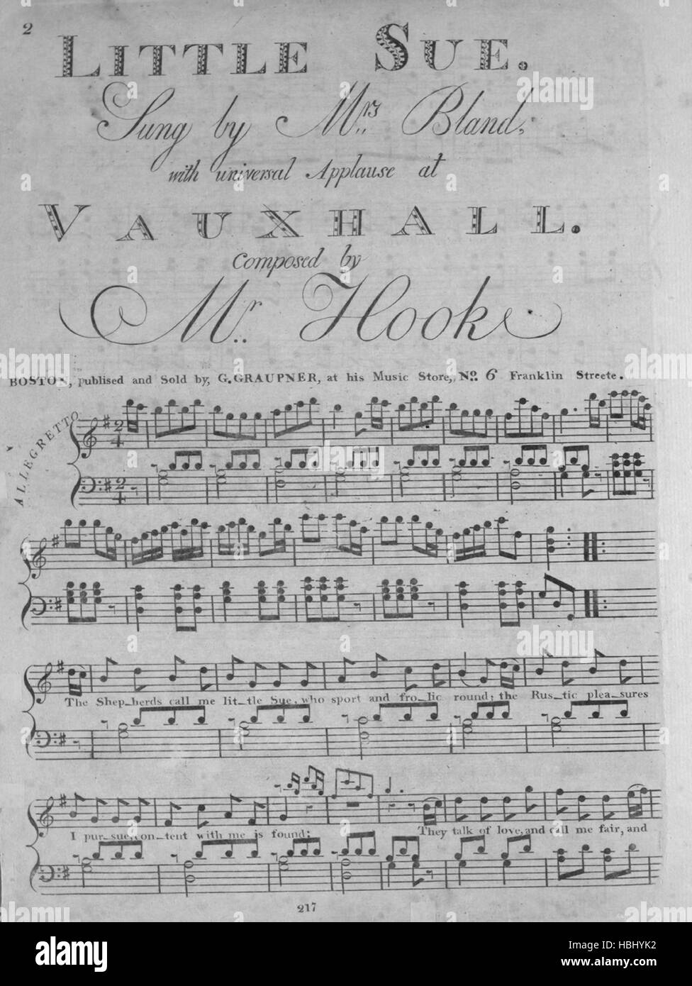 Sheet music cover image of the song 'Little Sue', with original ...