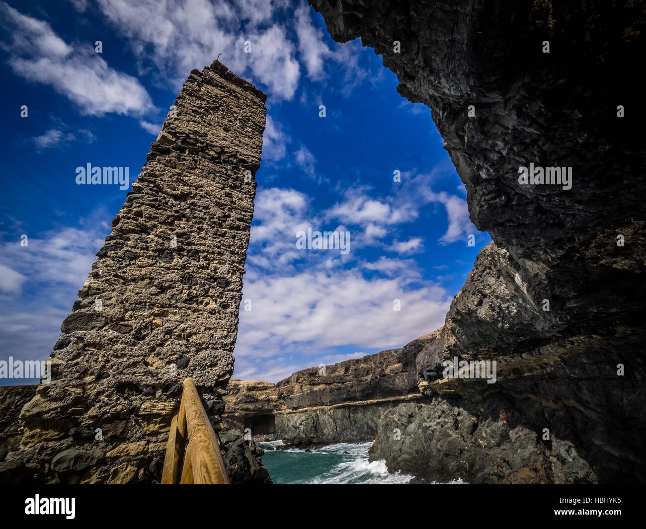 Remnants of an old mine Stock Photo - Alamy
