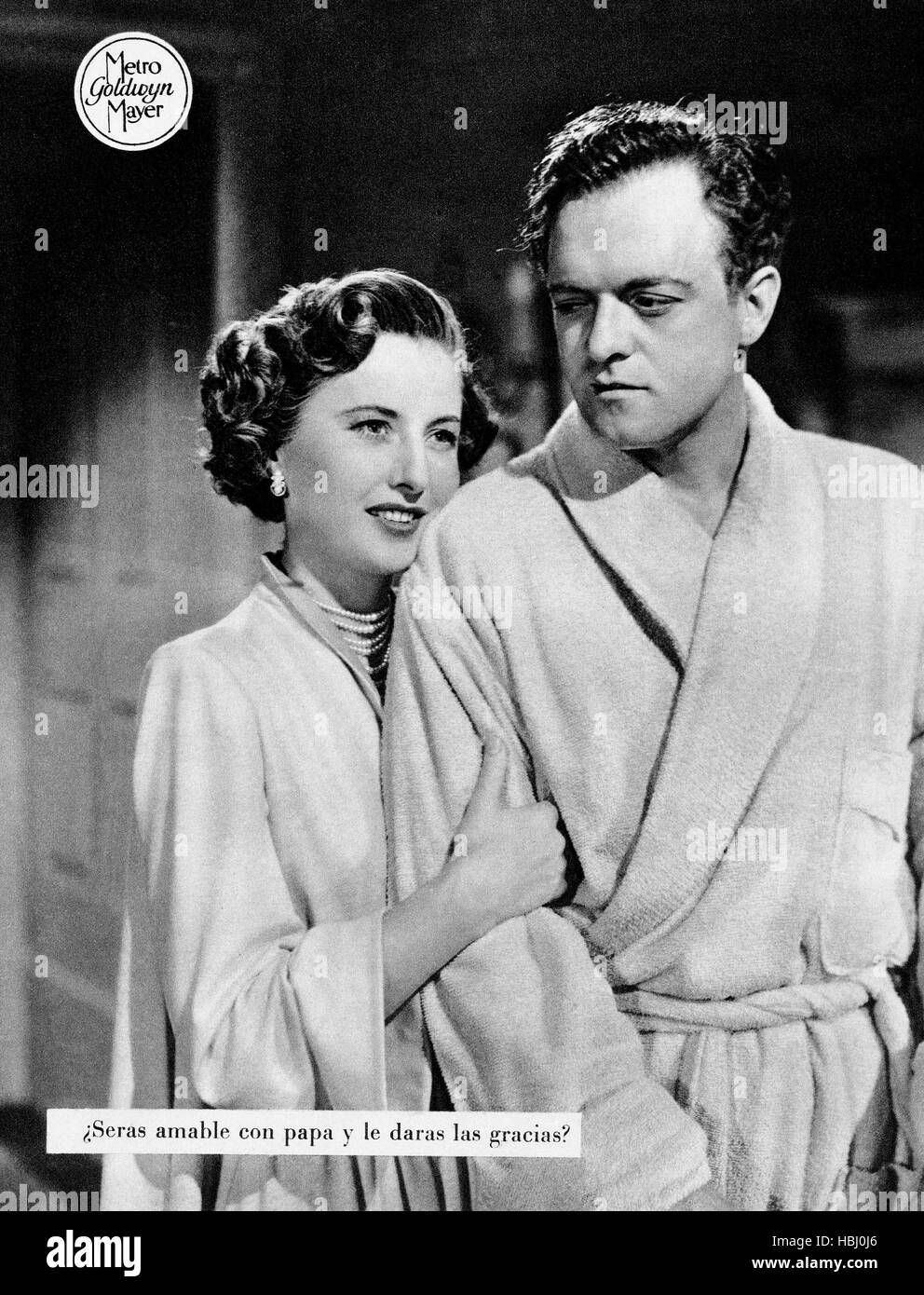B.F.'S DAUGHTER, from left: Barbara Stanwyck, Van Heflin, 1948 Stock ...