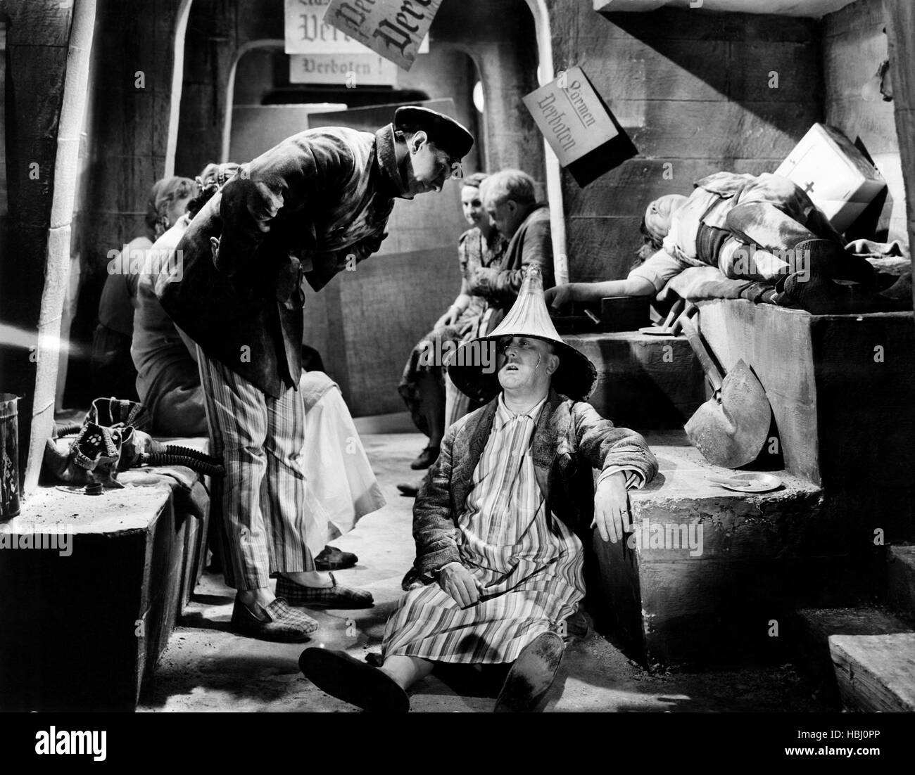 THE BIG BLOCKADE, from left, Michael Redgrave, Frank Cellier, 1942 Stock Photo - Alamy