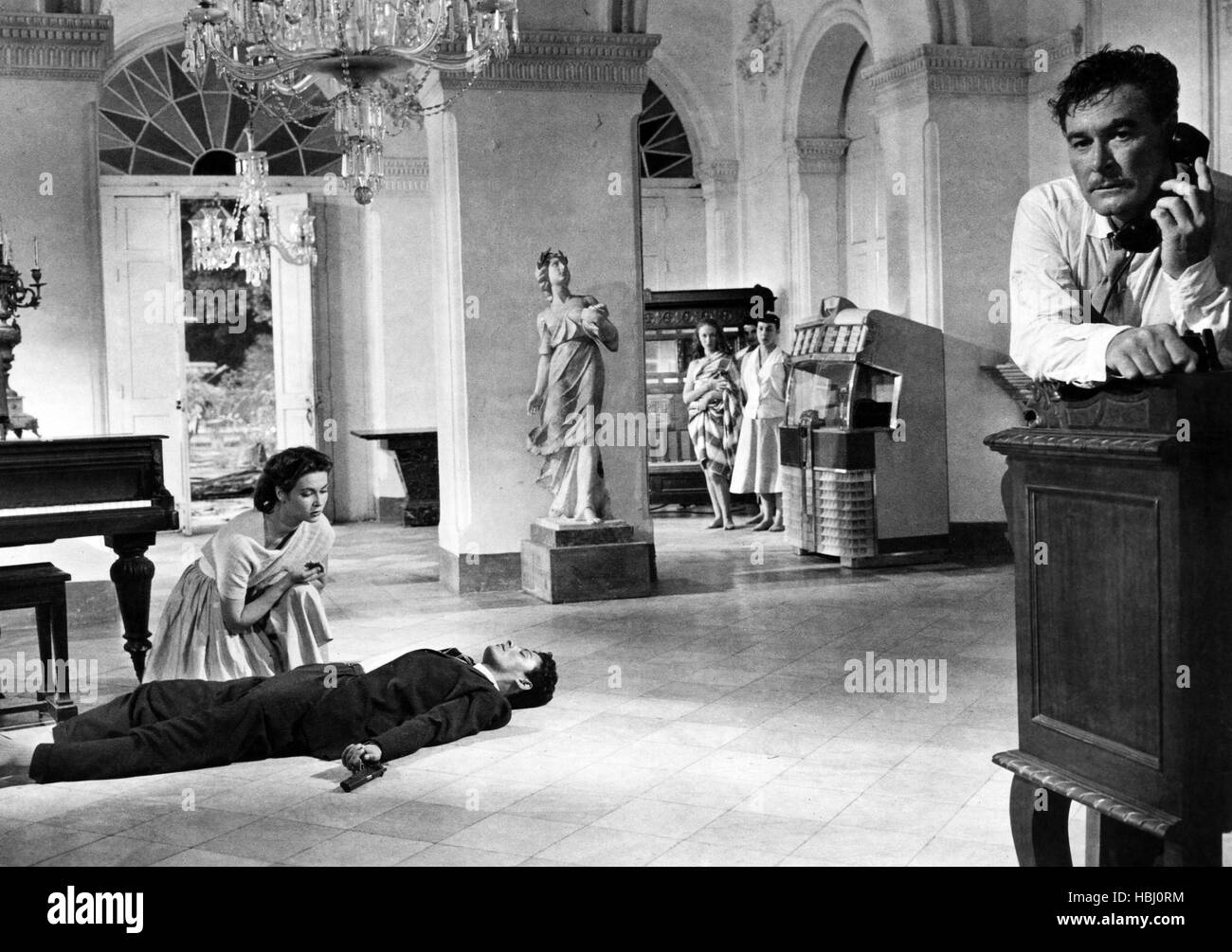 THE BIG BOODLE, Rosanna Rory, Errol Flynn, 1957 Stock Photo - Alamy