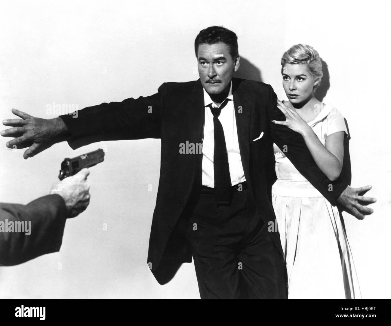 THE BIG BOODLE, Errol Flynn, Rosanna Rory, 1957 Stock Photo - Alamy