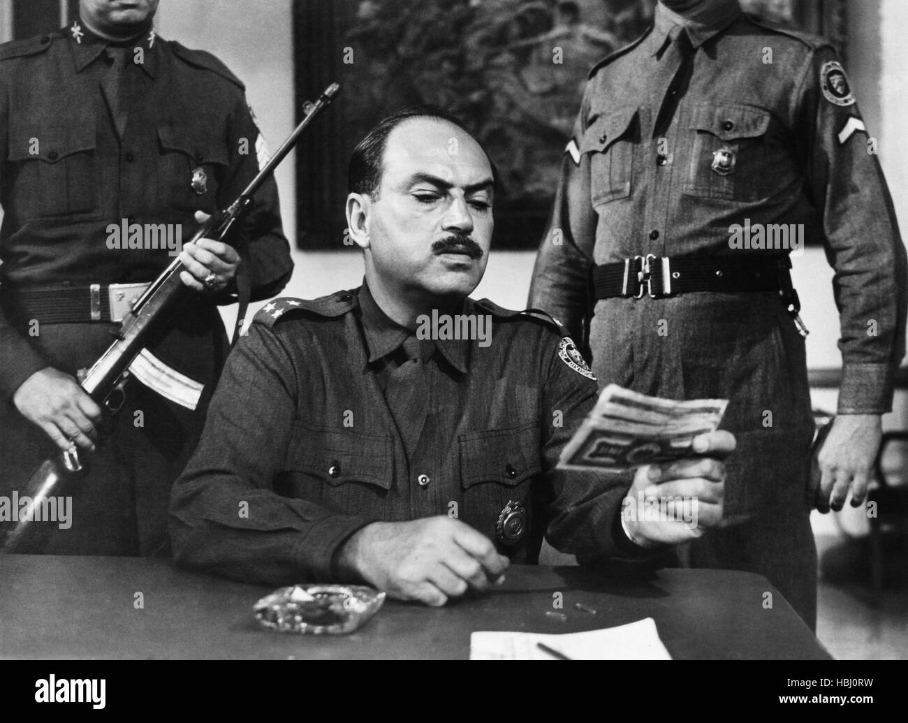 THE BIG BOODLE, Pedro Armendariz, 1957 Stock Photo - Alamy