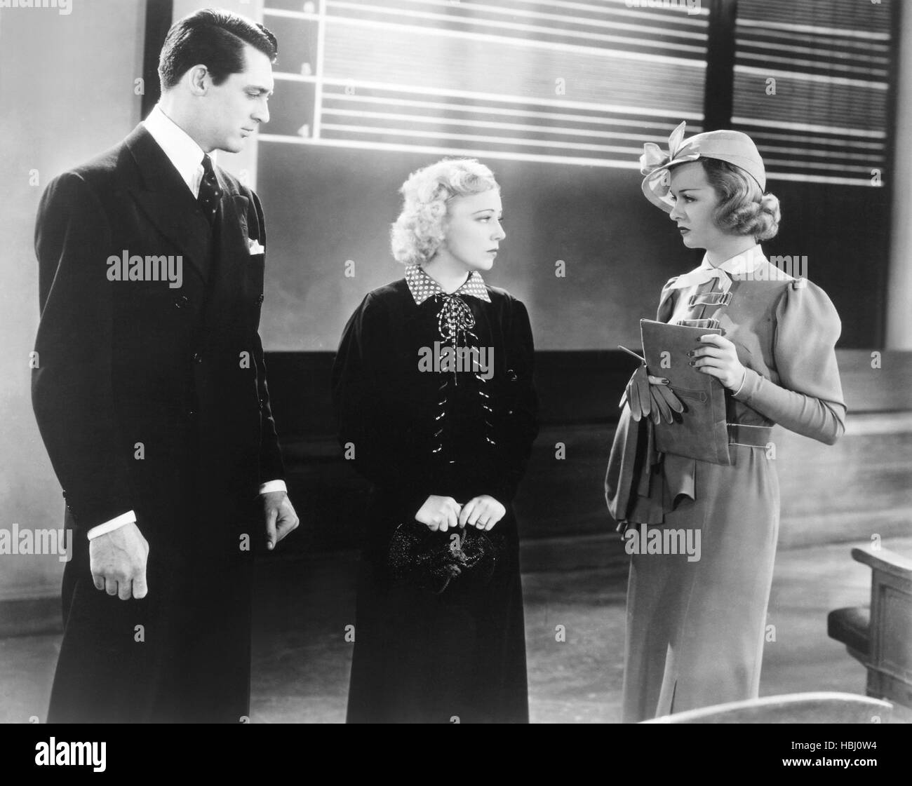 BIG BROWN EYES, from left: Cary Grant, Isabel Jewell, Joan Bennett ...