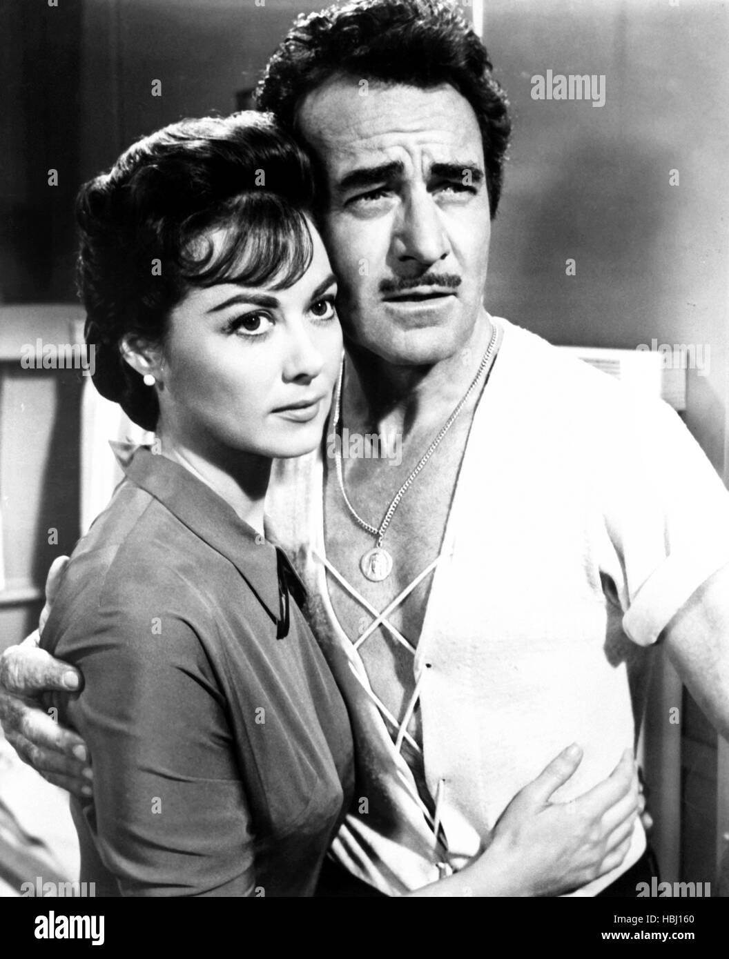 THE BIG CIRCUS, from left, Adele Mara, Gilbert Roland, 1959 Stock Photo ...