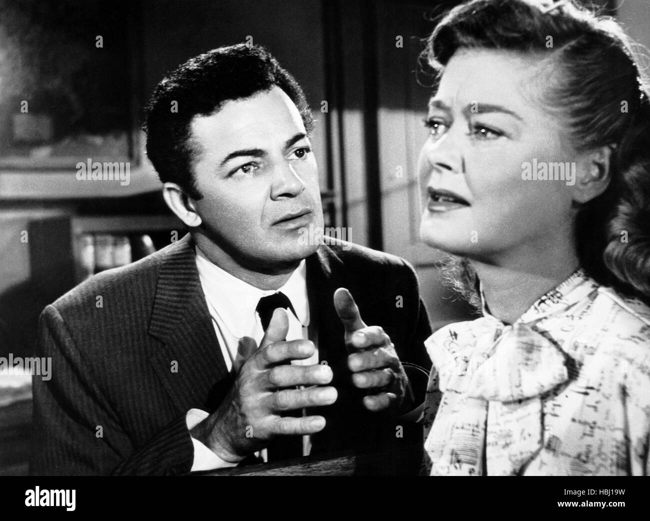 THE BIG COMBO, from left, Cornel Wilde, Helen Walker, 1955 Stock Photo ...