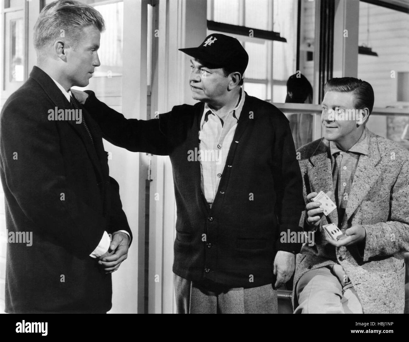 BIG LEAGUER, from left: Richard Jaeckel, Edward G. Robinson, Paul ...