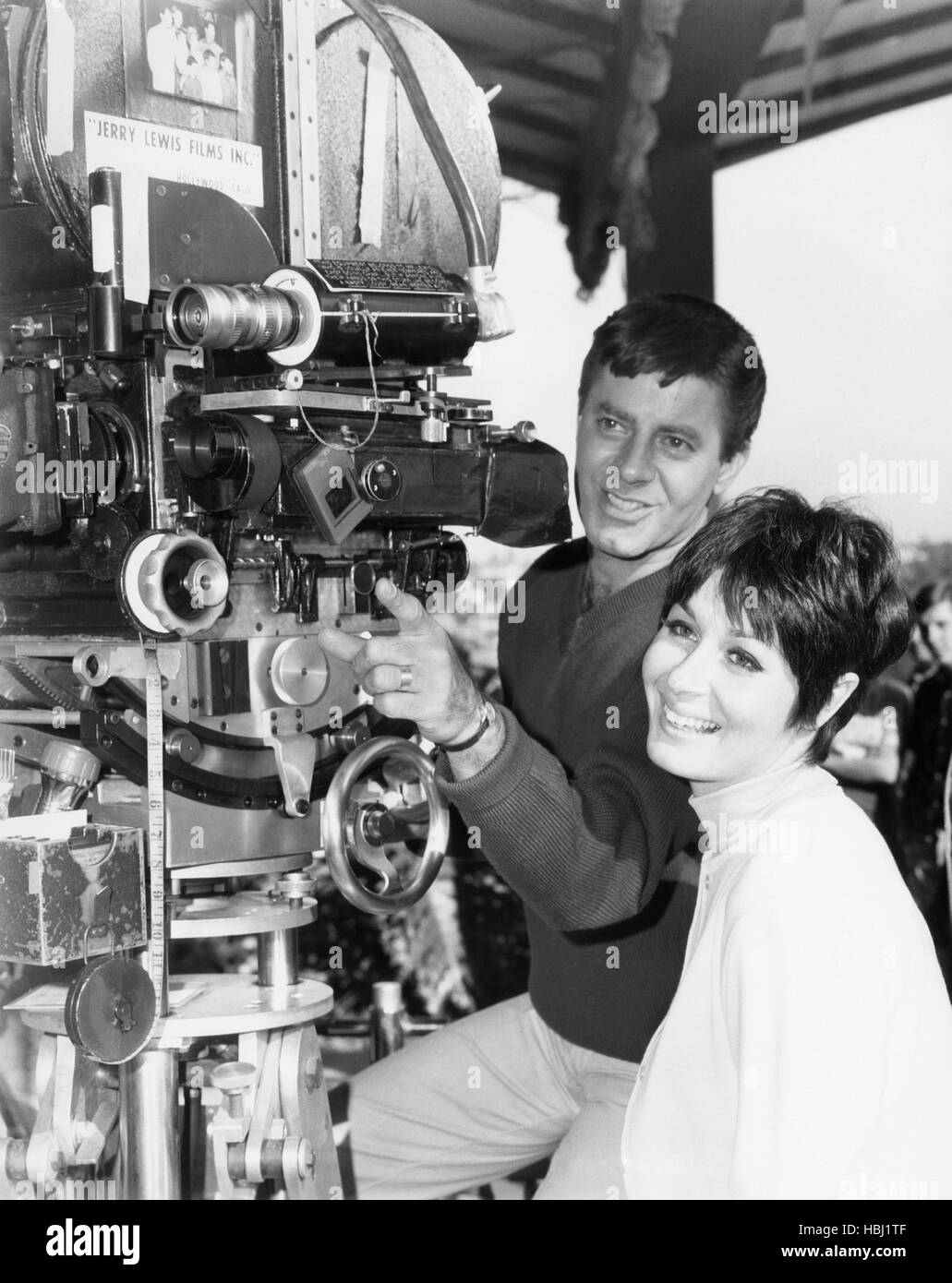 THE BIG MOUTH, actor/director Jerry Lewis with Susan Bay, between ...