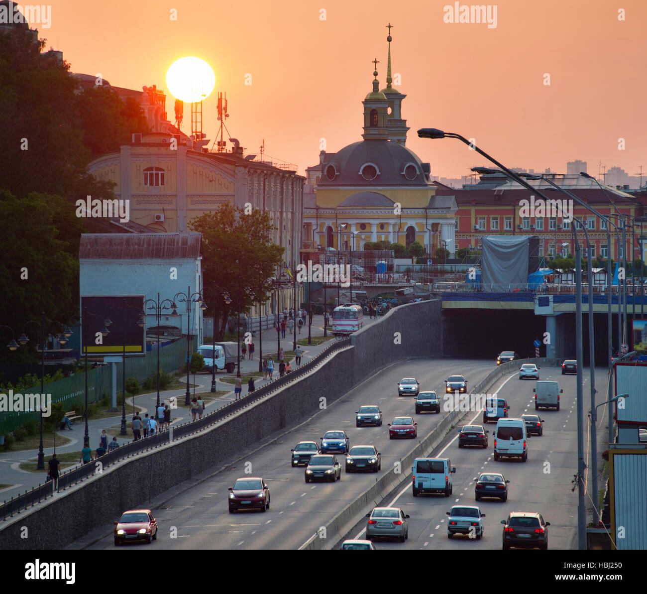 Podil district. Kiev, Ukraine Stock Photo - Alamy