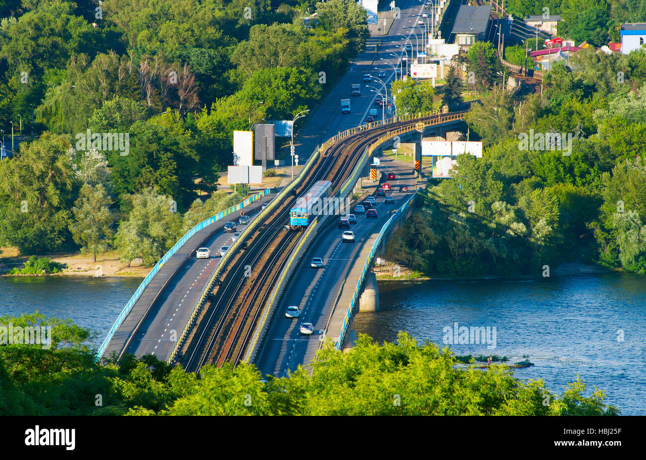 Bridge kiev metro hi-res stock photography and images - Alamy