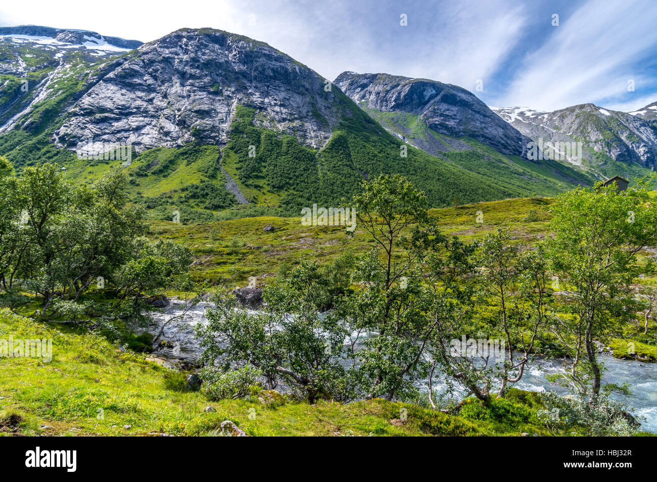 A beautiful valley Stock Photo - Alamy