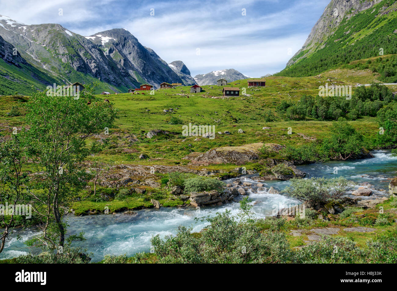 A beautiful valley Stock Photo - Alamy