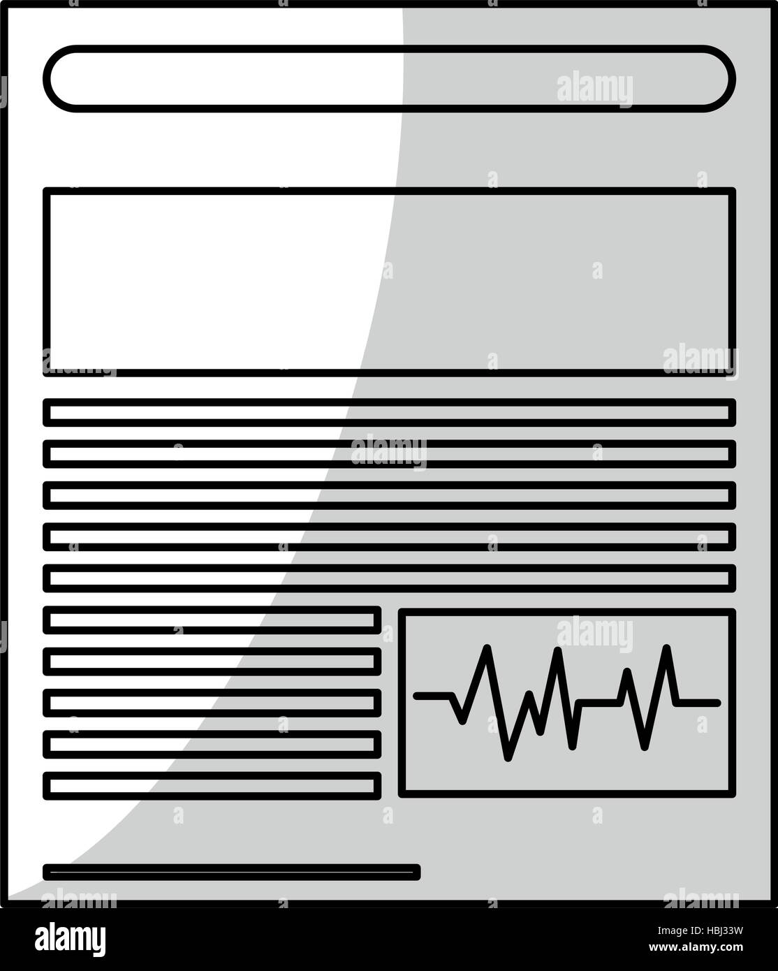 Isolated piece of paper design Stock Vector Image & Art - Alamy