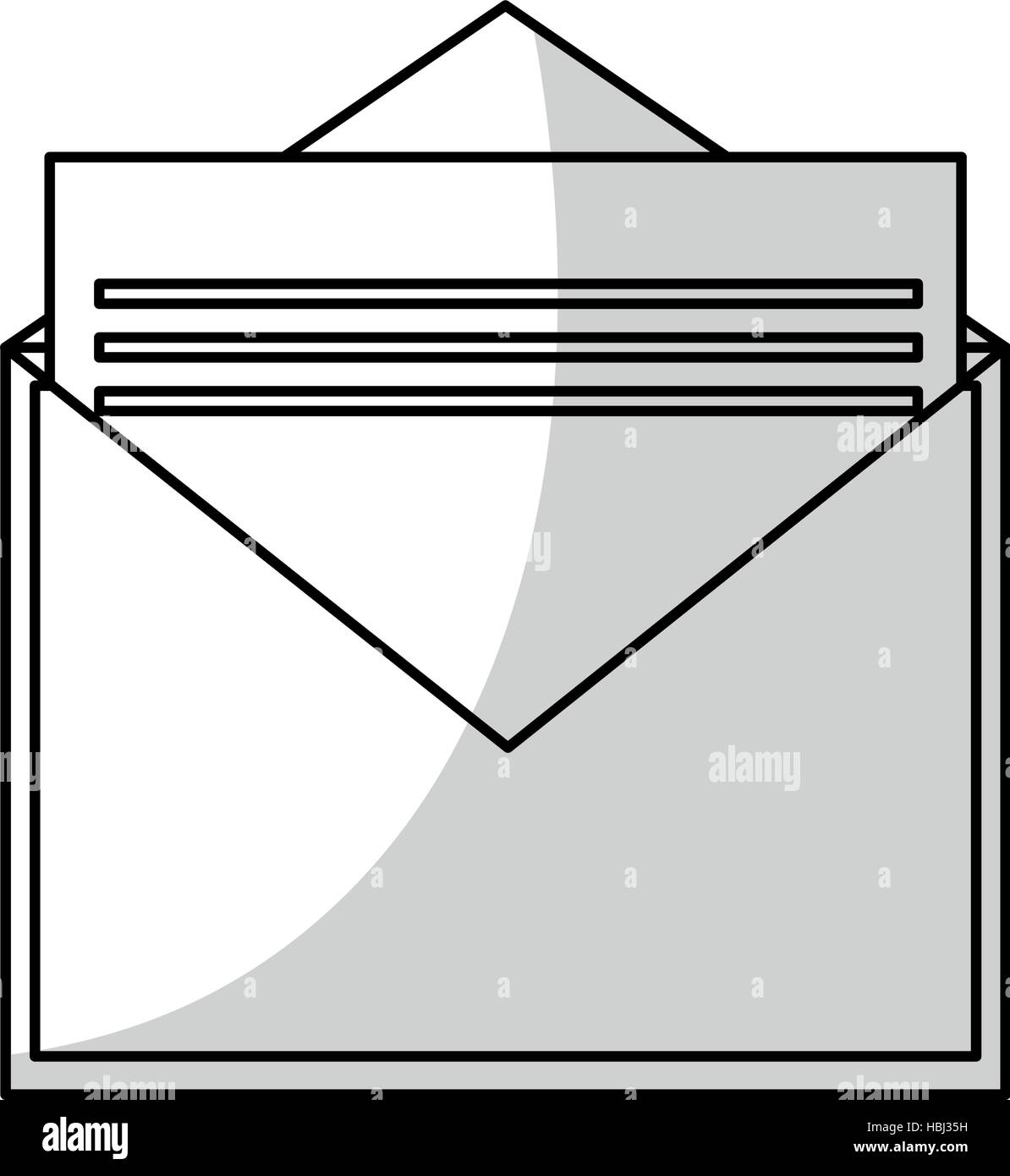 Isolated email envelope design Stock Vector Image & Art - Alamy