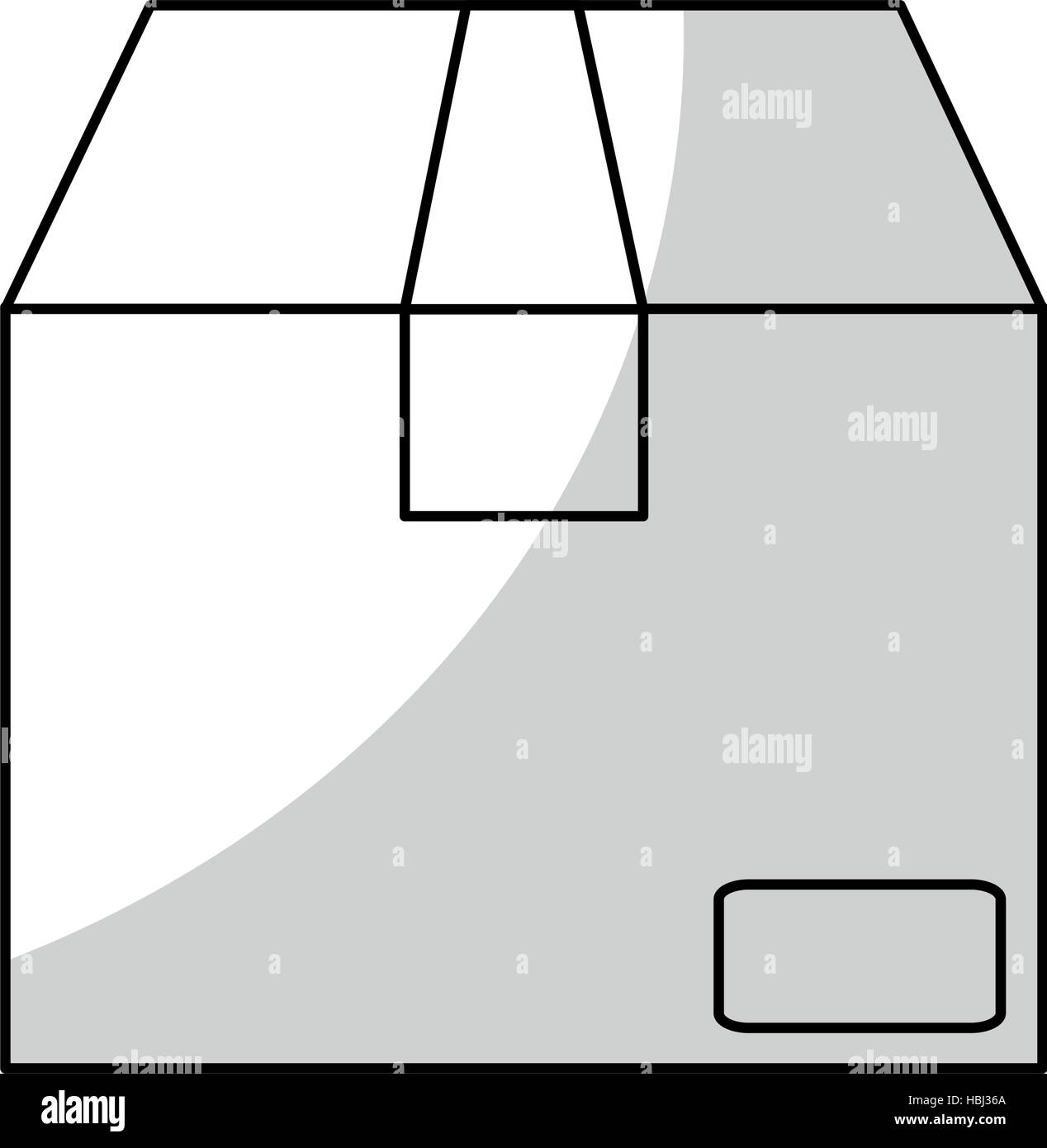 Isolated delivery box design Stock Vector Image & Art - Alamy