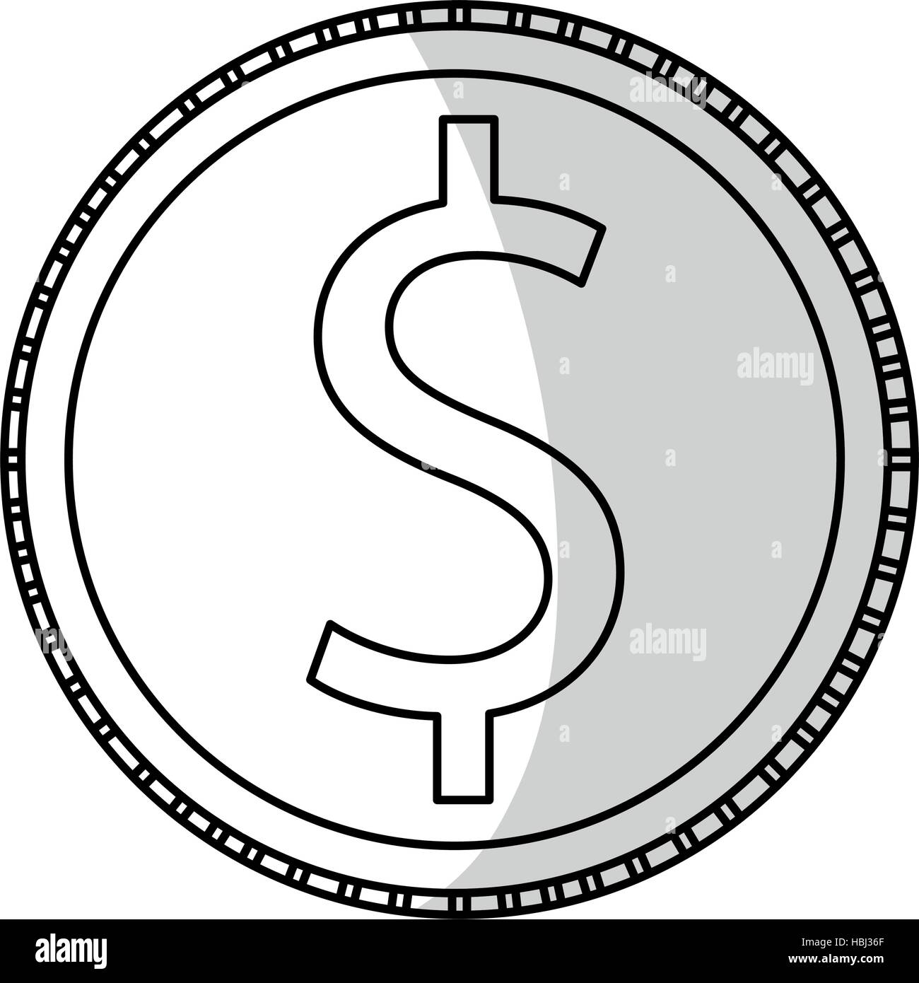 Isolated coin design Stock Vector Image & Art - Alamy