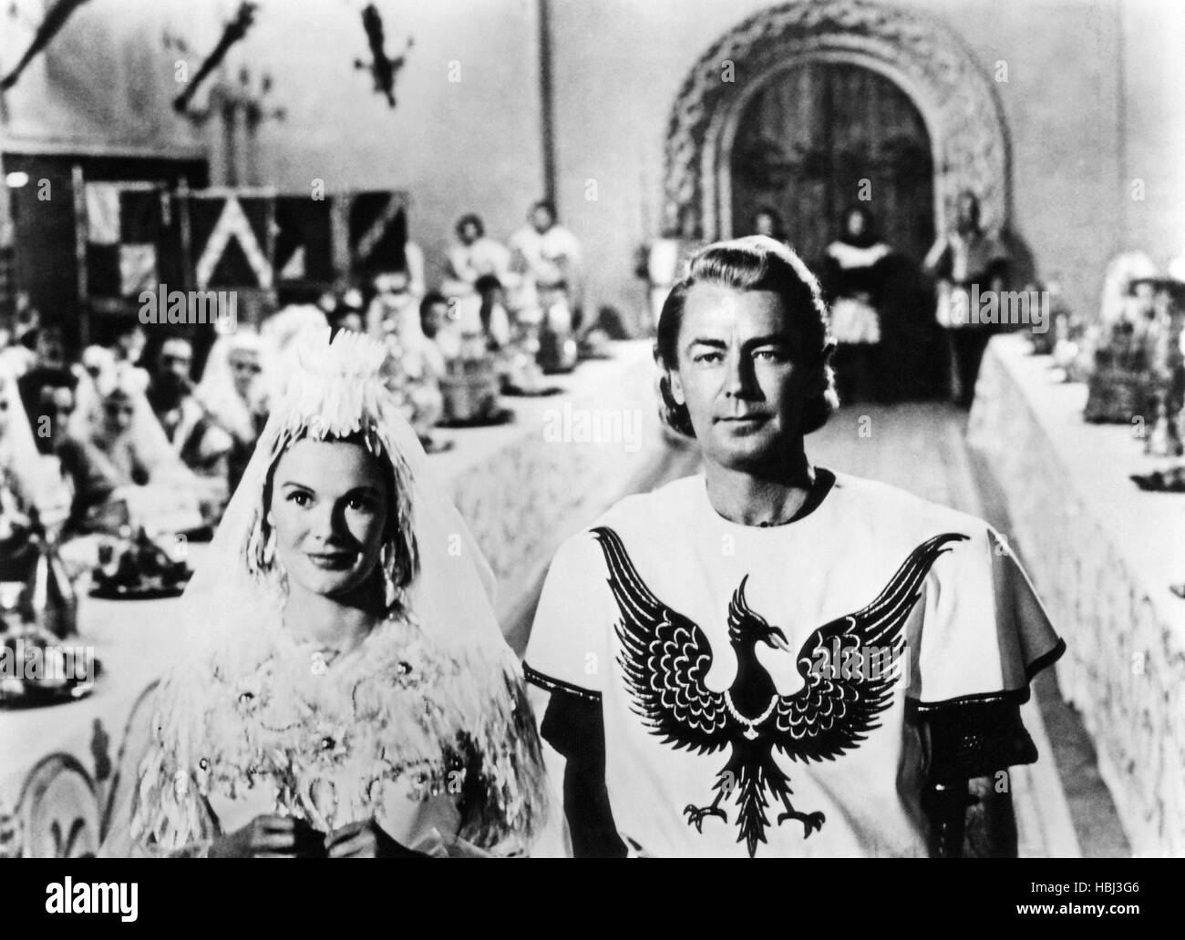 THE BLACK KNIGHT, Patricia Medina, Alan Ladd, 1954 Stock Photo - Alamy