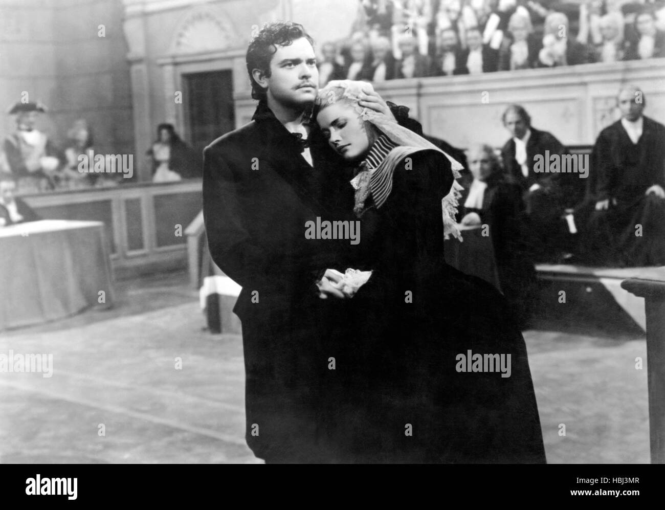 BLACK MAGIC, from left: Orson Welles, Nancy Guild, 1949 Stock Photo - Alamy