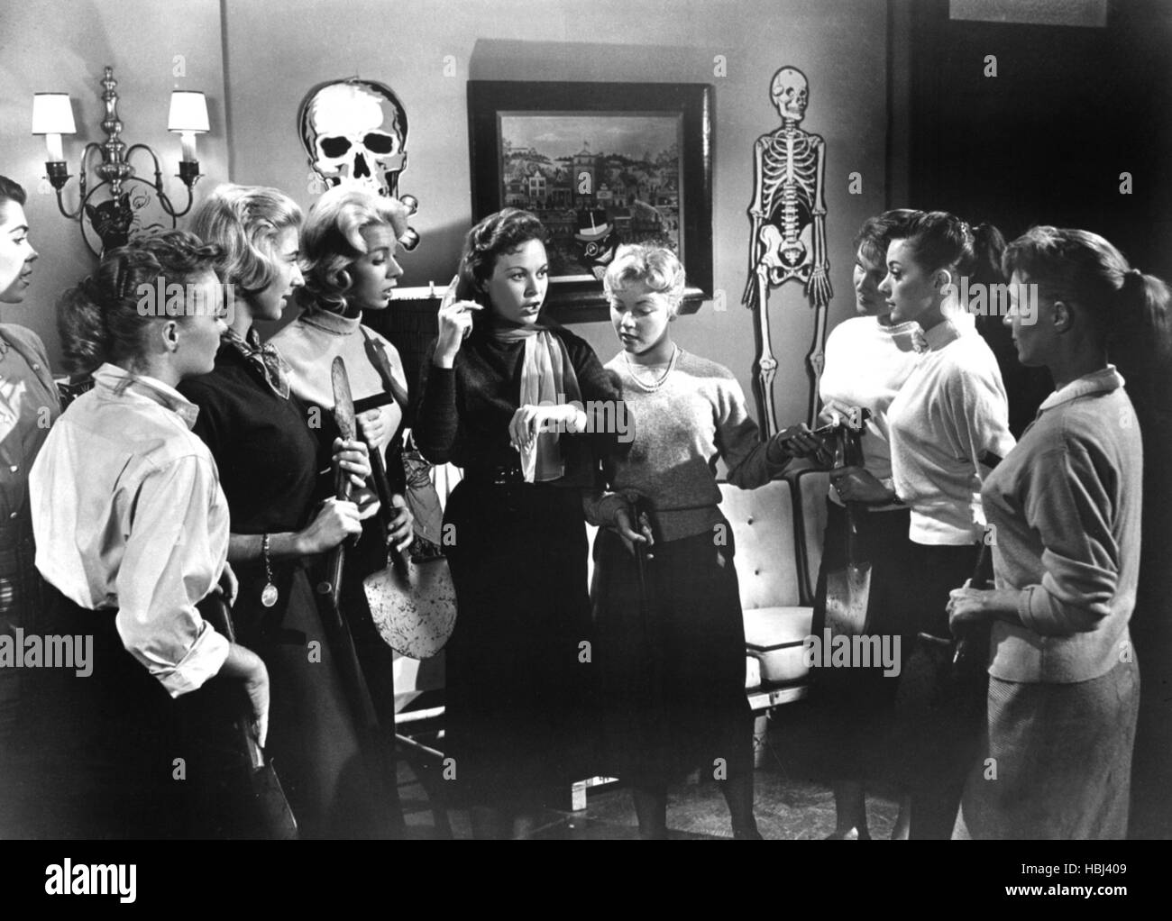 BLOOD OF DRACULA, Gail Ganley, Sandra Harrison, Heather Ames, 1957 ...