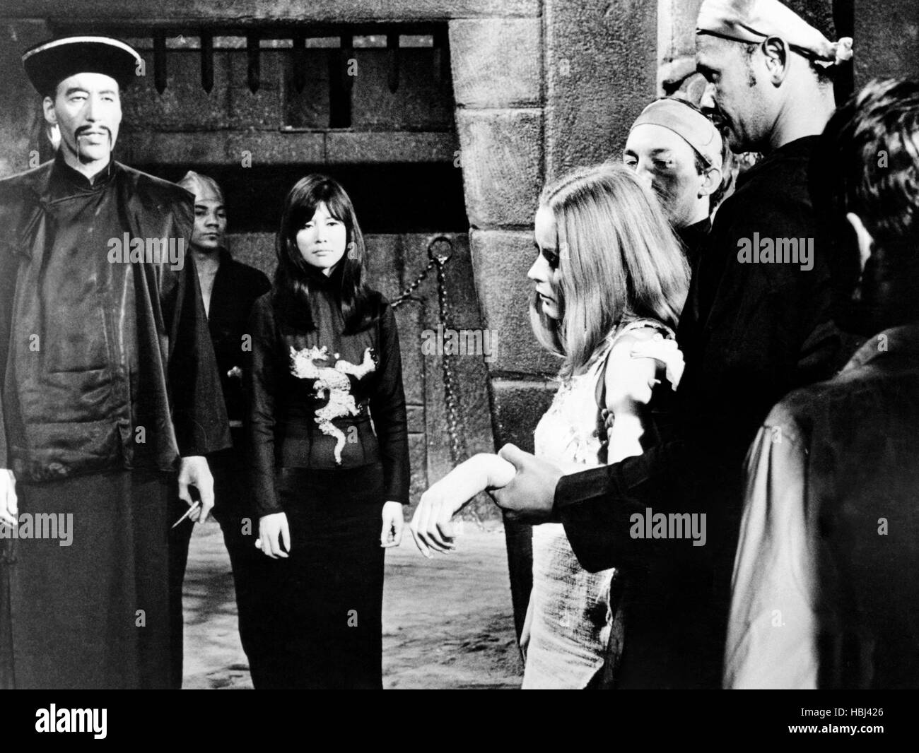 THE BLOOD OF FU MANCHU, from left: Christopher Lee, Tsai Chin, Shirley ...