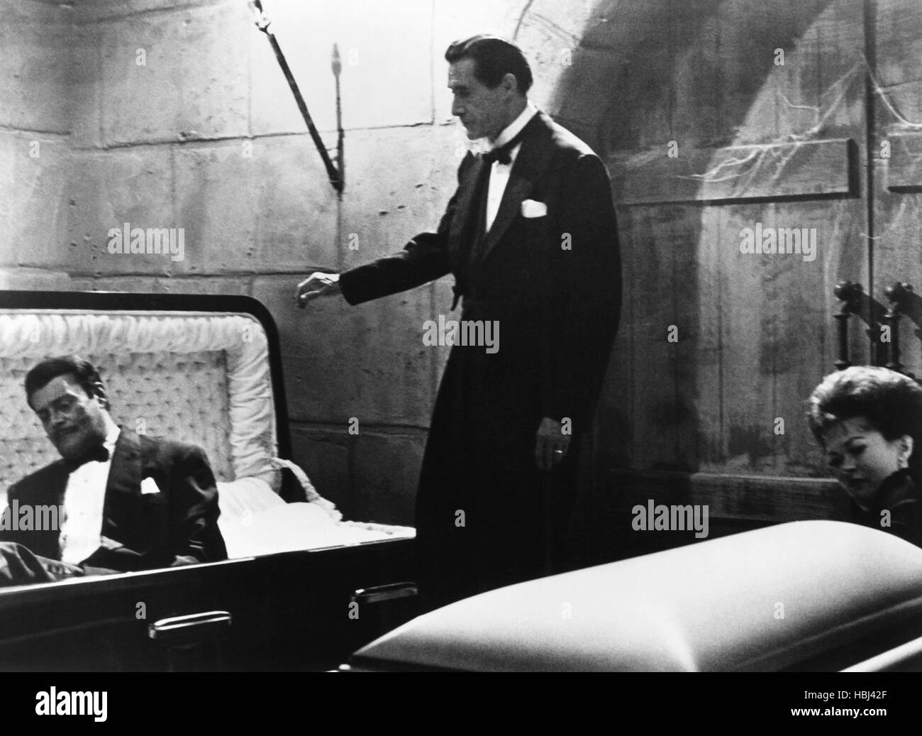 BLOOD OF DRACULA'S CASTLE, from left: Alexander D'Arcy, John Carradine ...