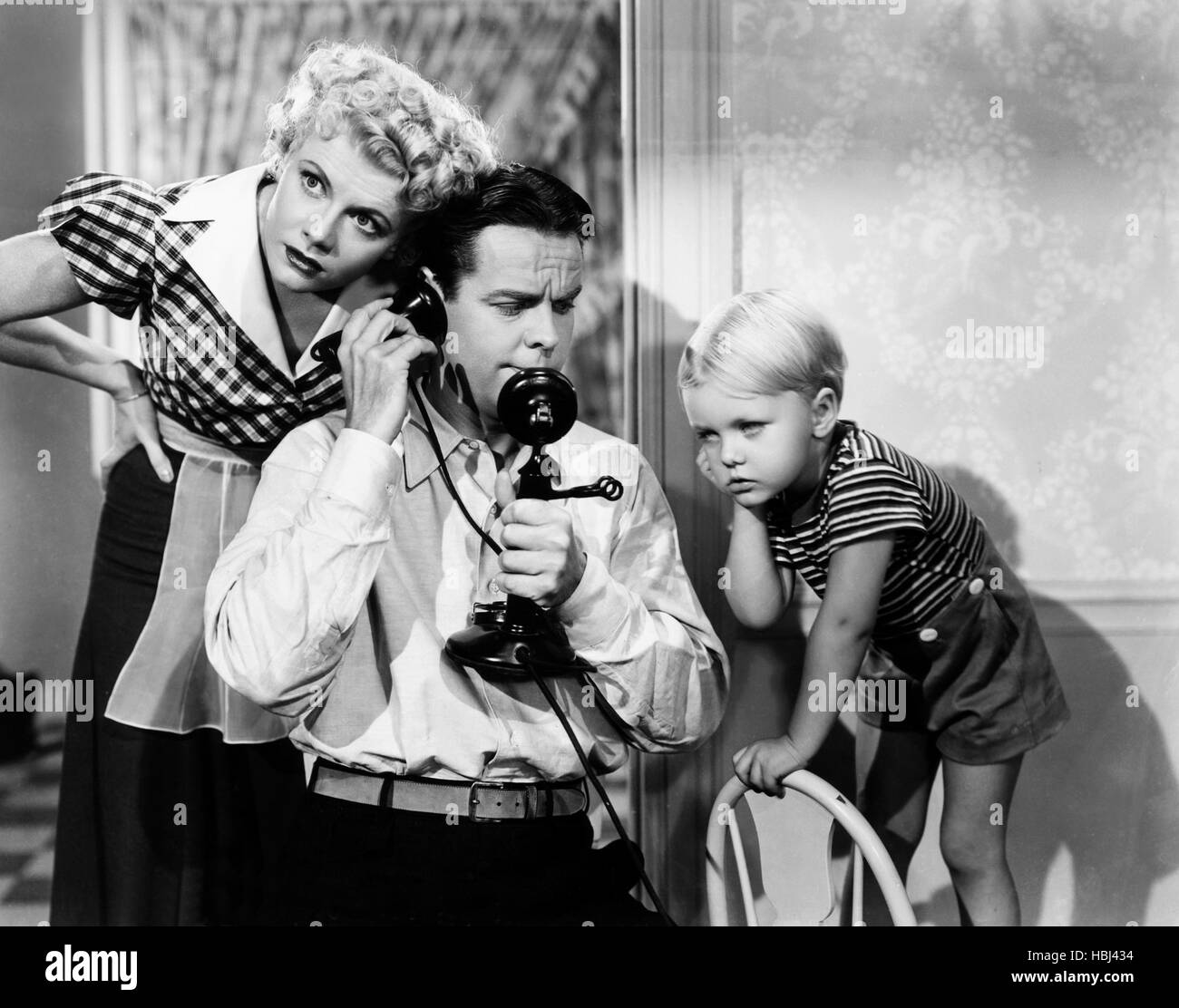 BLONDIE, from left: Penny Singleton, Arthur Lake, Larry Simms, 1938 Stock Photo - Alamy