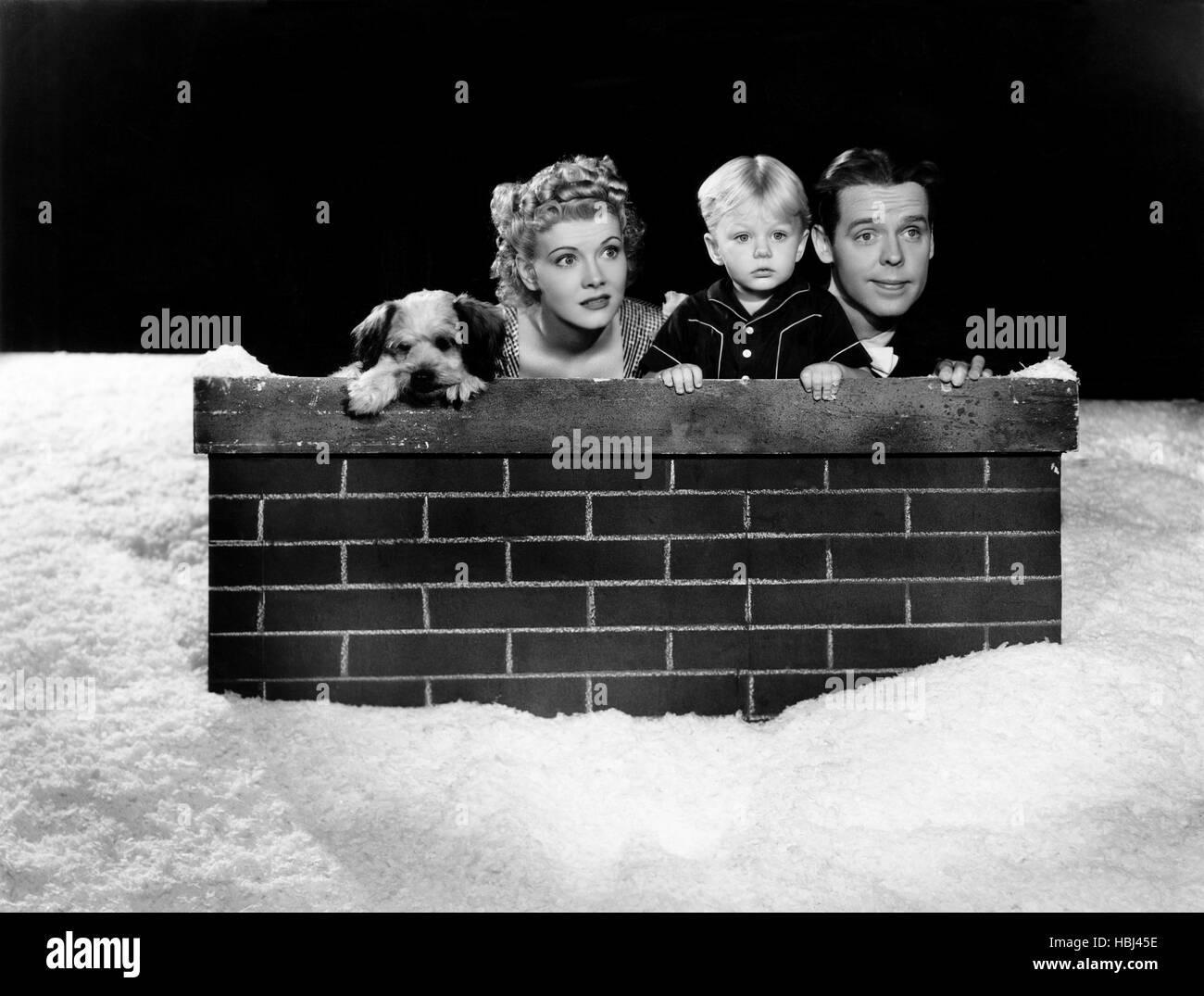 BLONDIE, from left, Daisy the dog, Penny Singleton, Larry Simms, Arthur ...