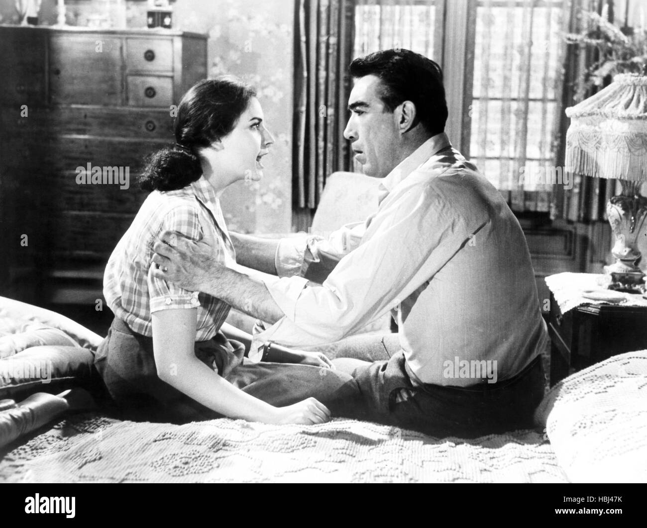 BLACK ORCHID, from left: Ina Balin, Anthony Quinn, 1958 Stock Photo - Alamy