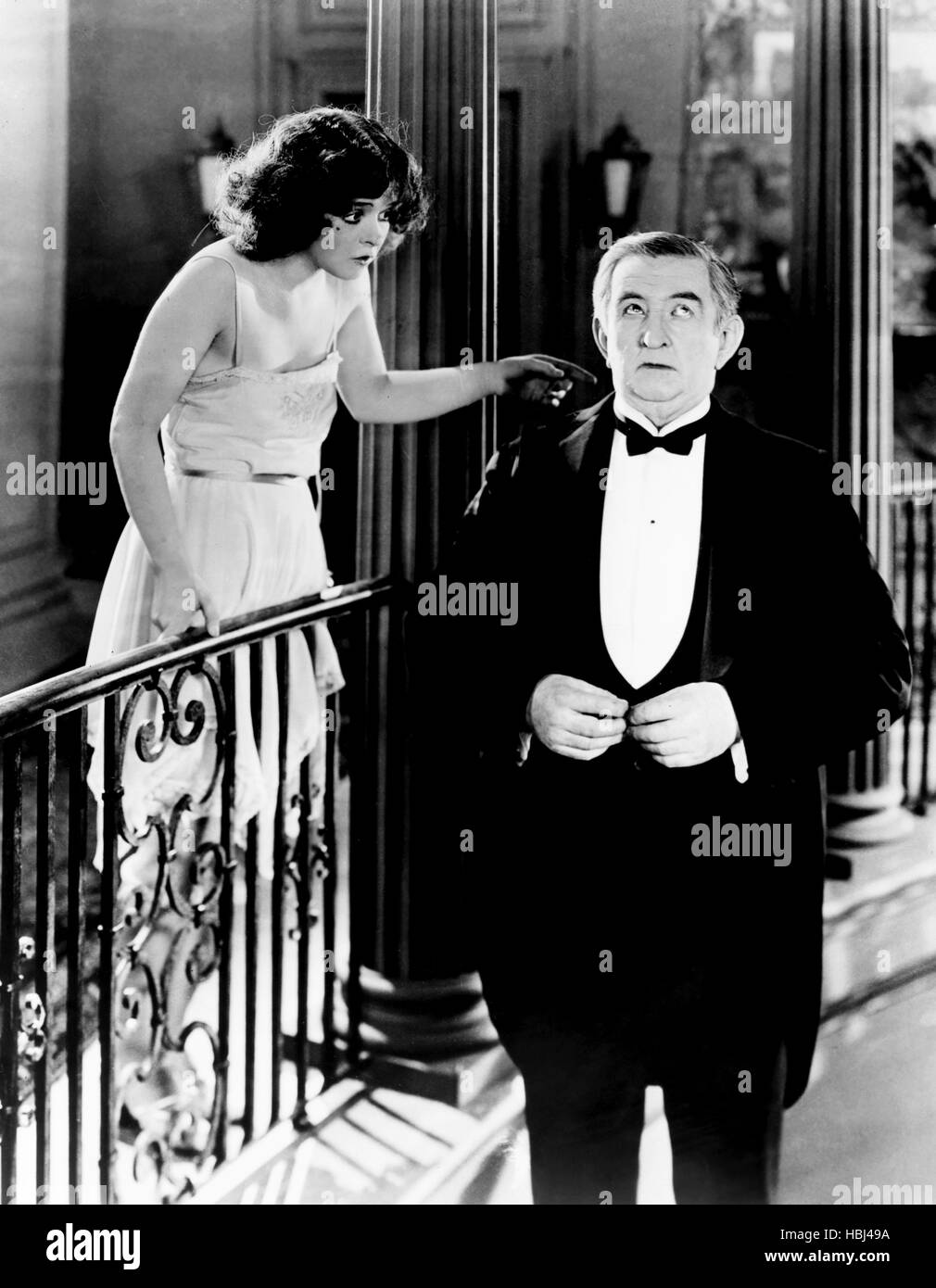 BLACK OXEN, from left, Clara Bow, Fred Gamble, 1923 Stock Photo - Alamy
