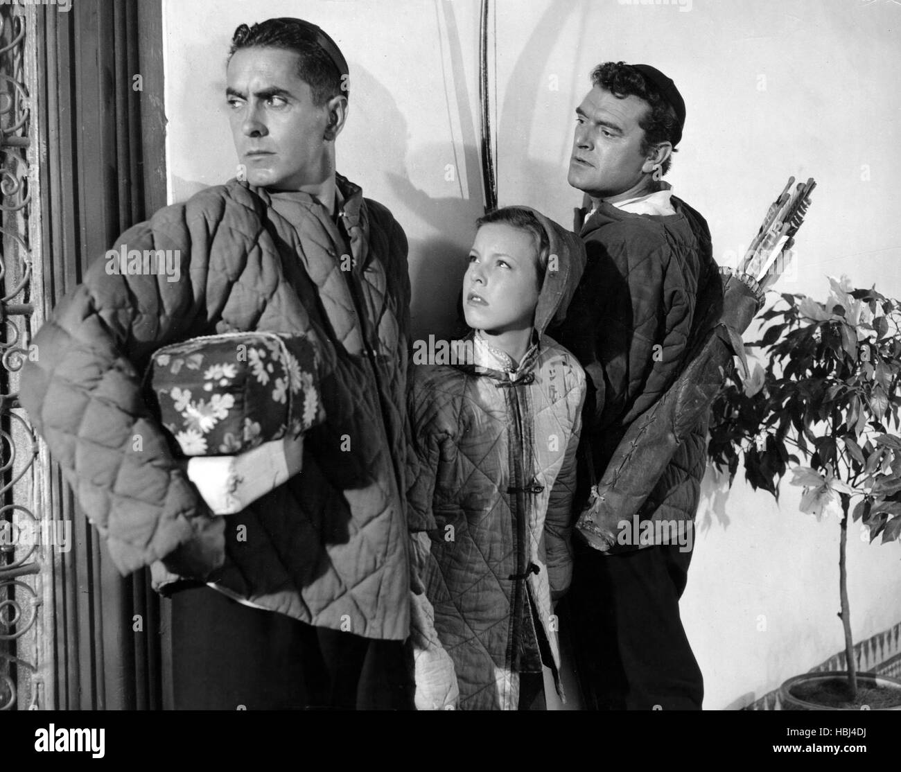 THE BLACK ROSE, Tyrone Power, Cecile Aubry, Jack Hawkins, 1950. TM and ...