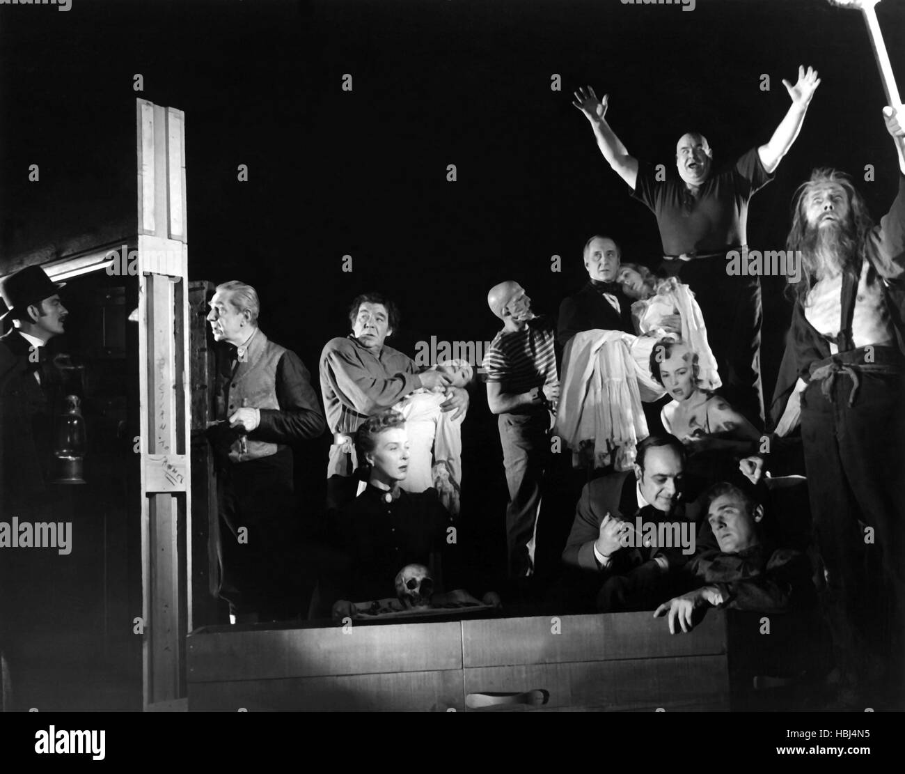 THE BLACK SLEEP, Bela Lugosi, Lon Chaney, Jr., Akim Tamiroff, Basil ...