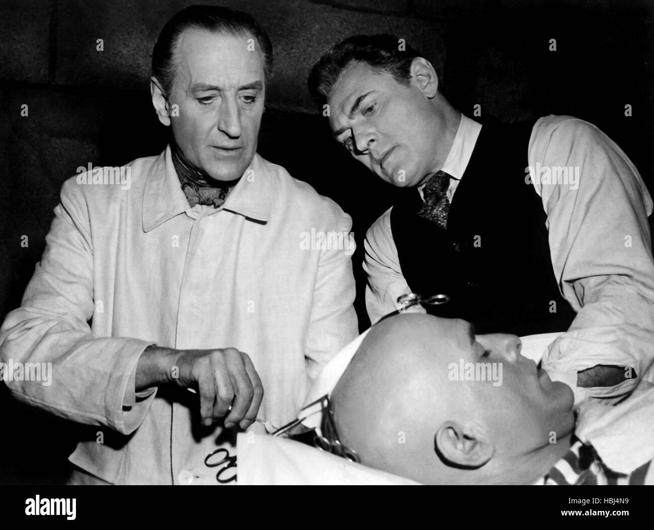 THE BLACK SLEEP, Basil Rathbone, George Sawaya, Herbert Rudley, 1956 ...