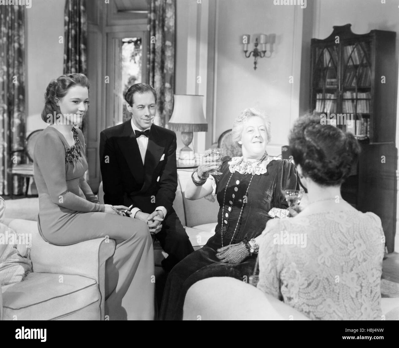 BLITHE SPIRIT, from left: Constance Cummings, Rex Harrison, Margaret ...