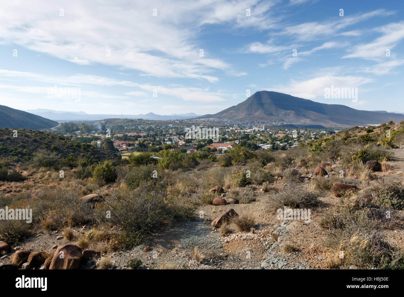The Town - Graaff-Reinet Landscape Stock Photo - Alamy