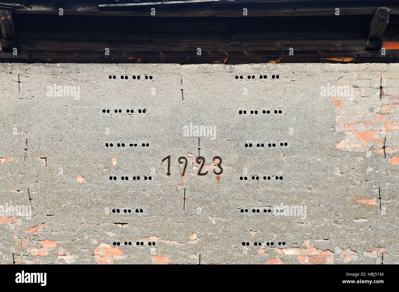 House wall 1923 Stock Photo - Alamy